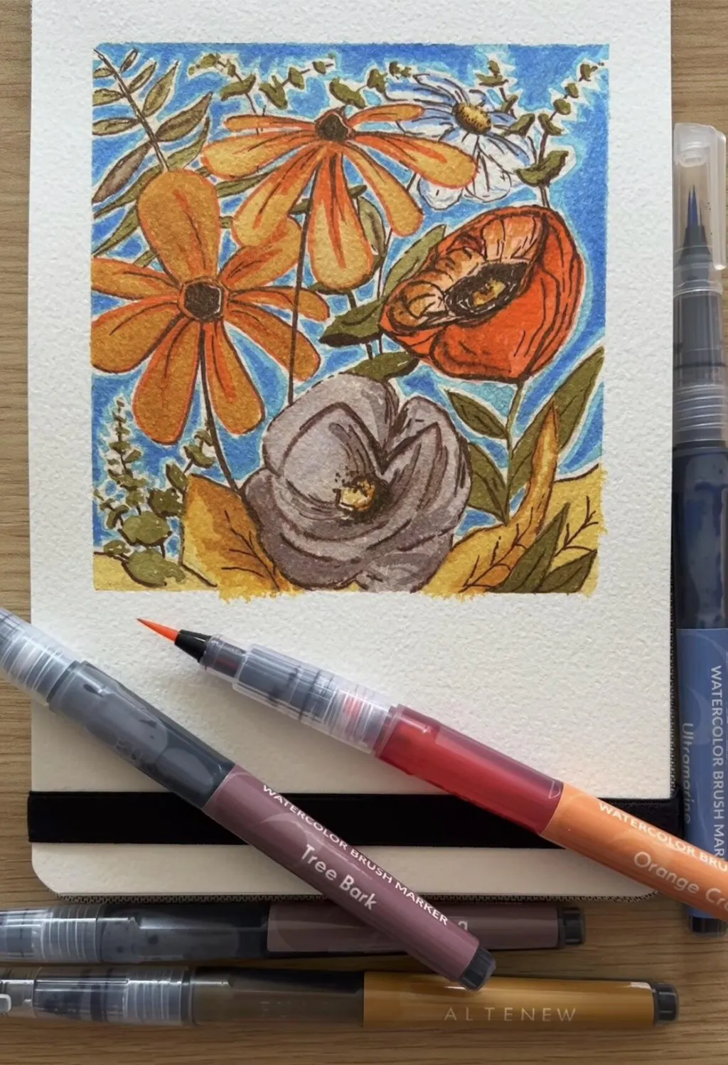 Watercolor Brush Markers - Spring Garden Set | Altenew