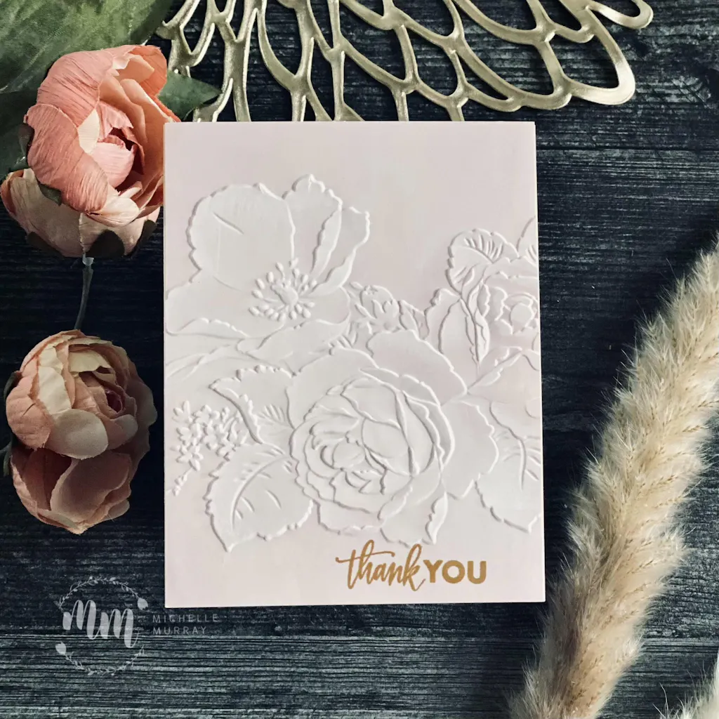 Altenew Rose Bouquet 3D Embossing Folder for Card Making