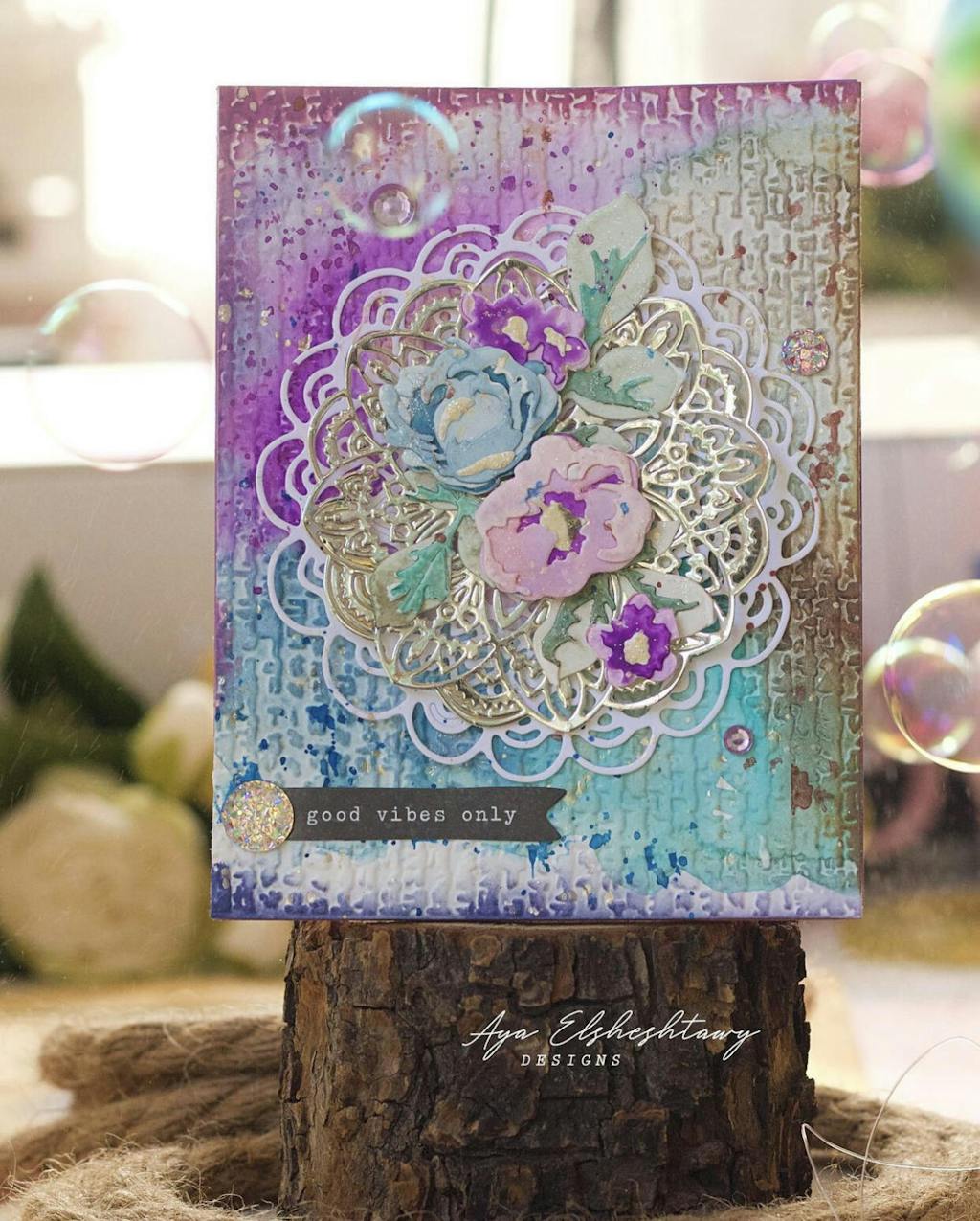 Organic Linen 3D Embossing Folder | Altenew