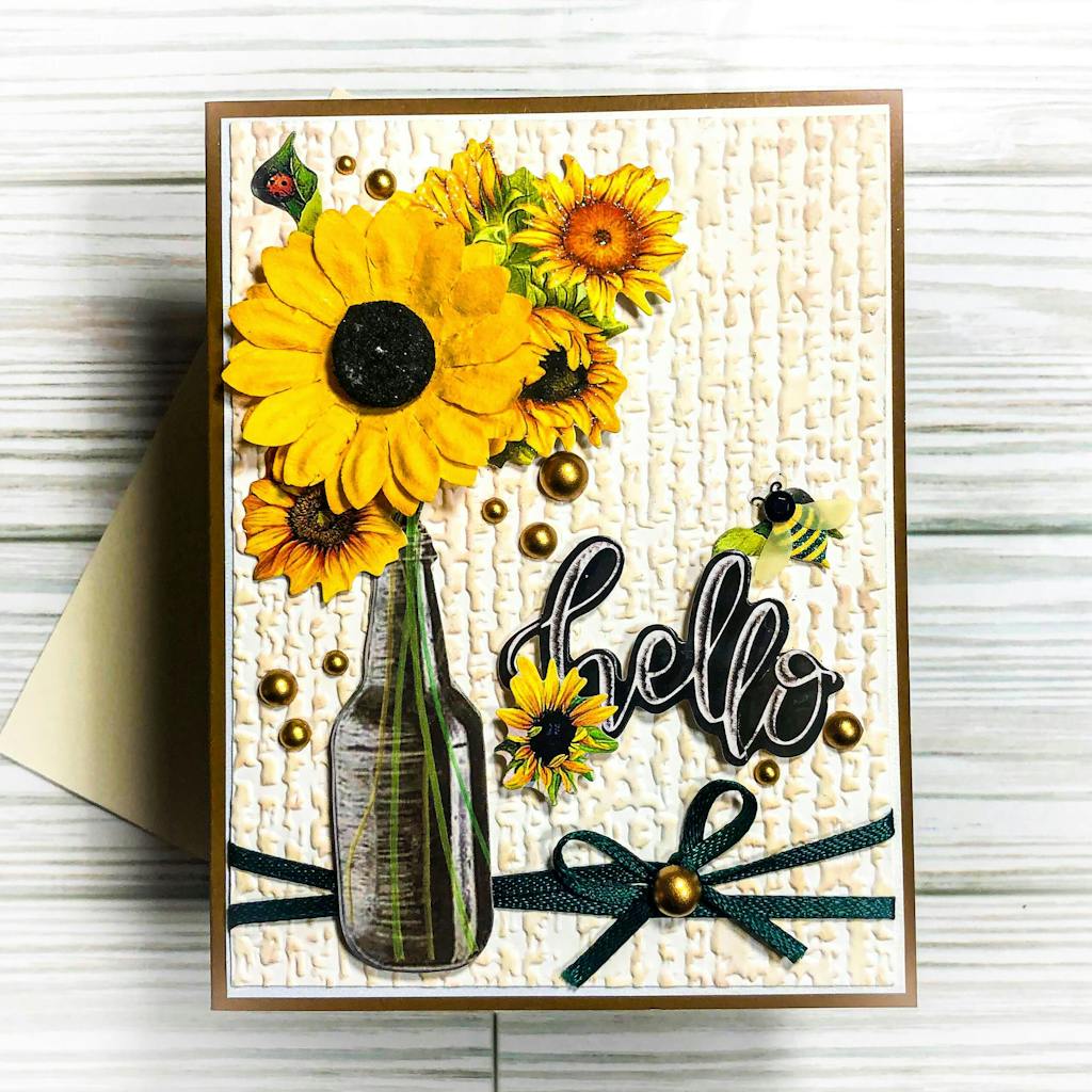 Organic Linen 3D Embossing Folder | Altenew