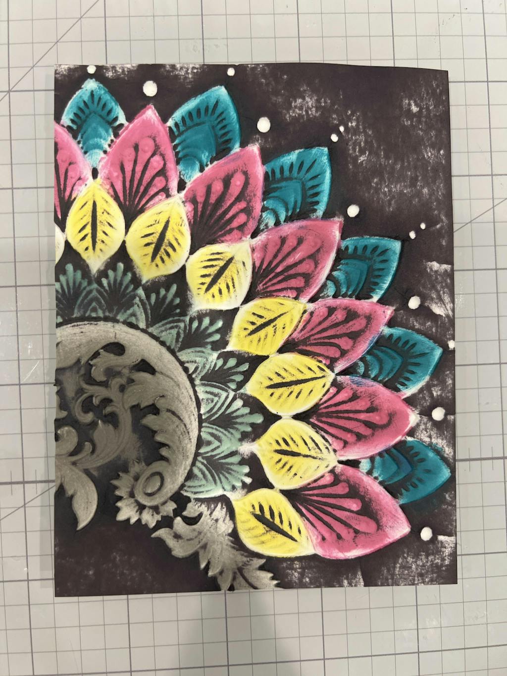 Dancing Peacock 3D Embossing Folder | Altenew