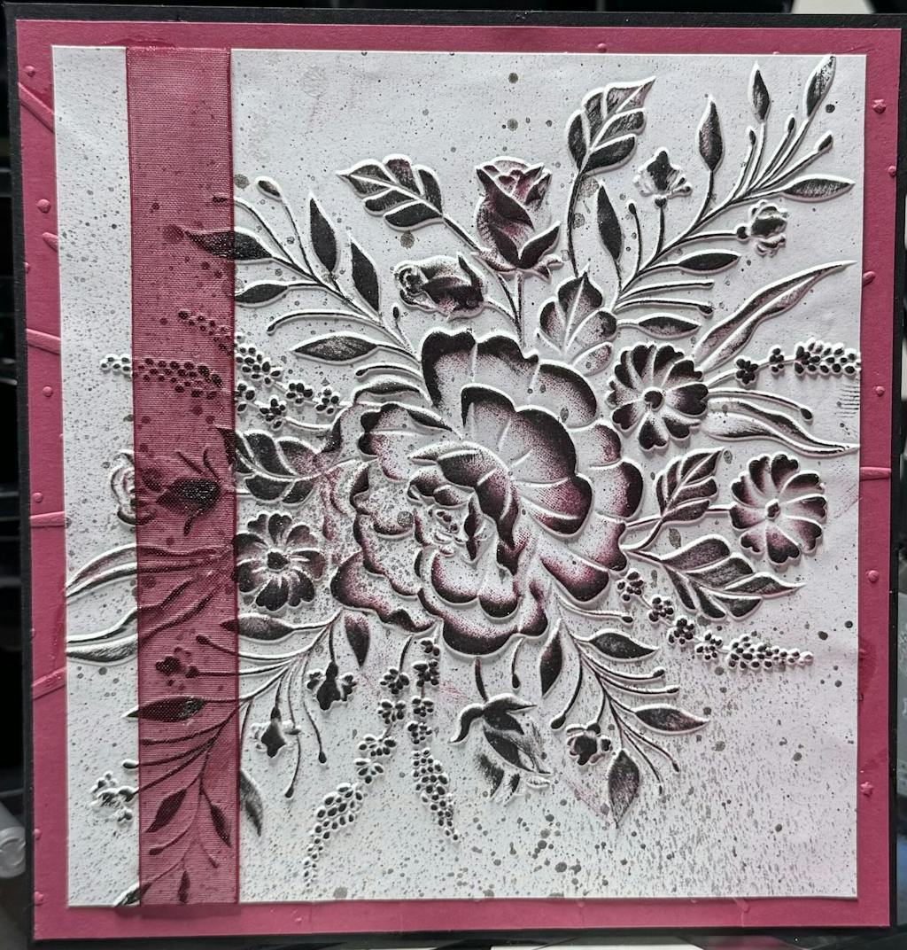 Altenew Whimsical Bouquet 3D Embossing Folder Floral Debossing Design for Card Making ...