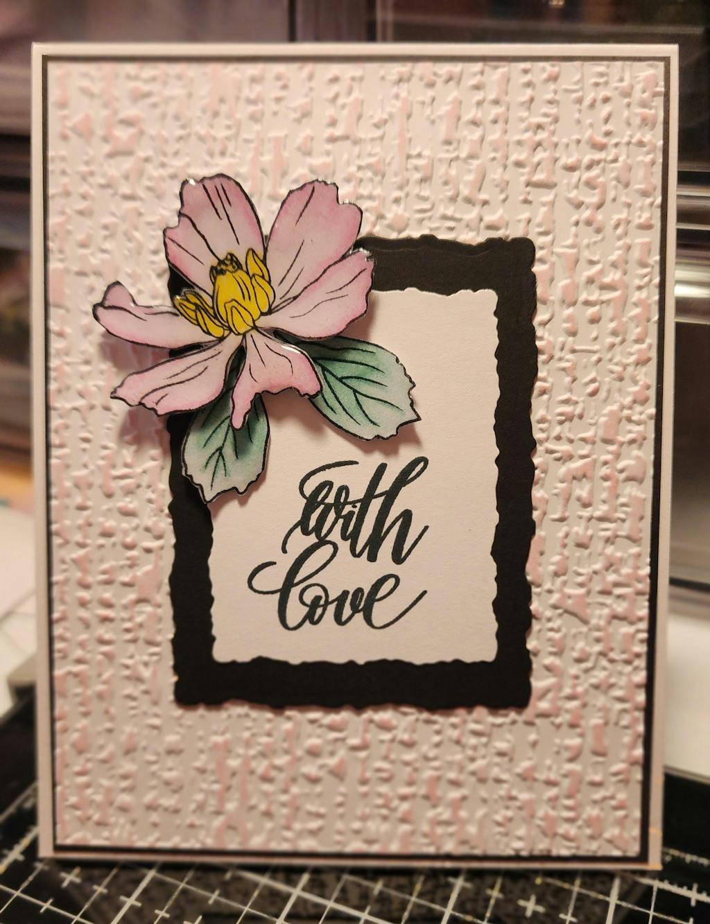 Organic Linen 3D Embossing Folder | Altenew