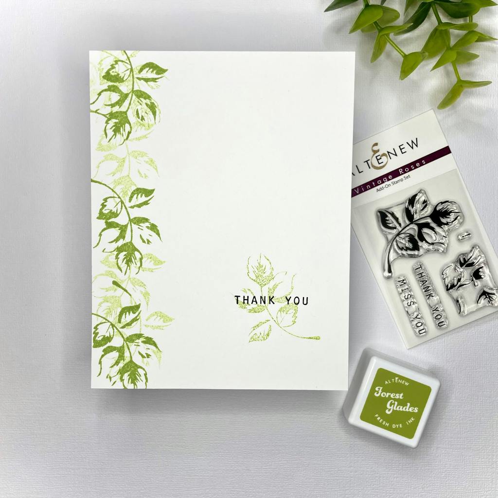 Vintage Roses Add-On Stamp Set | Altenew