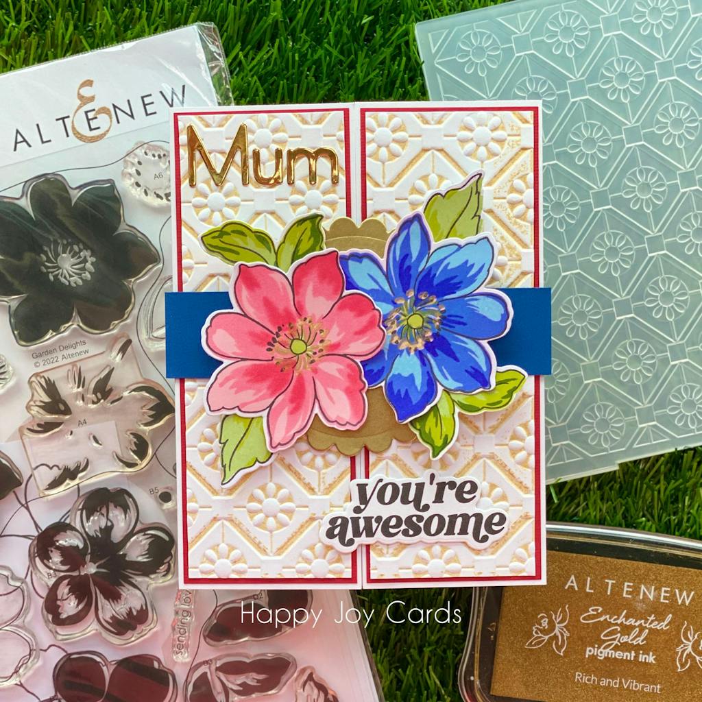 Altenew Brick Wall 3D Embossing Folder Raised Bricks Effect for Card ...