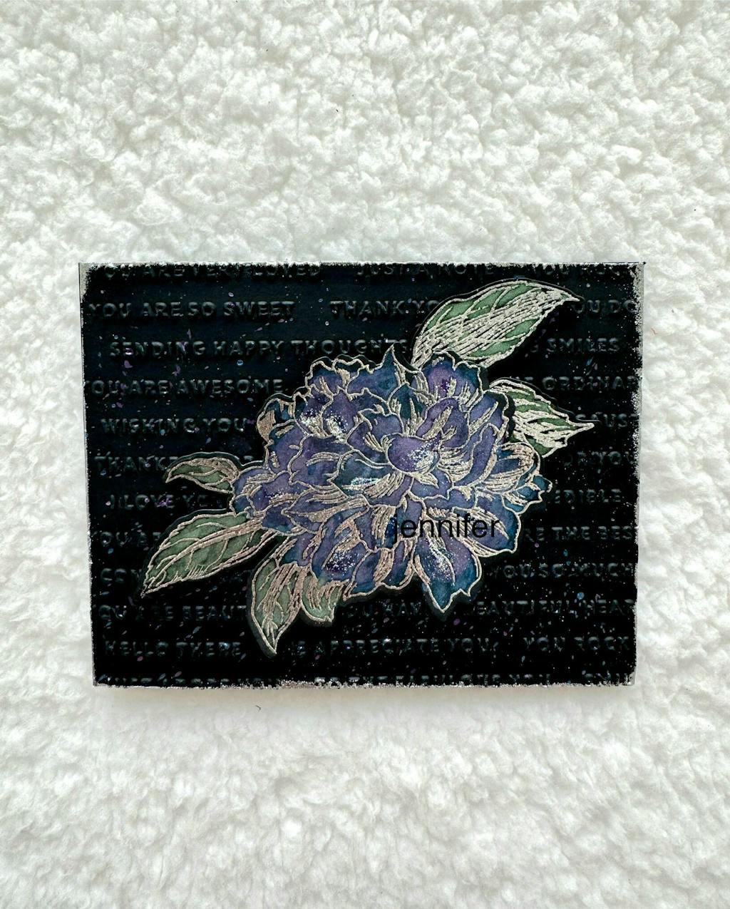 Altenew Raised Sentiments 3D Embossing Folder