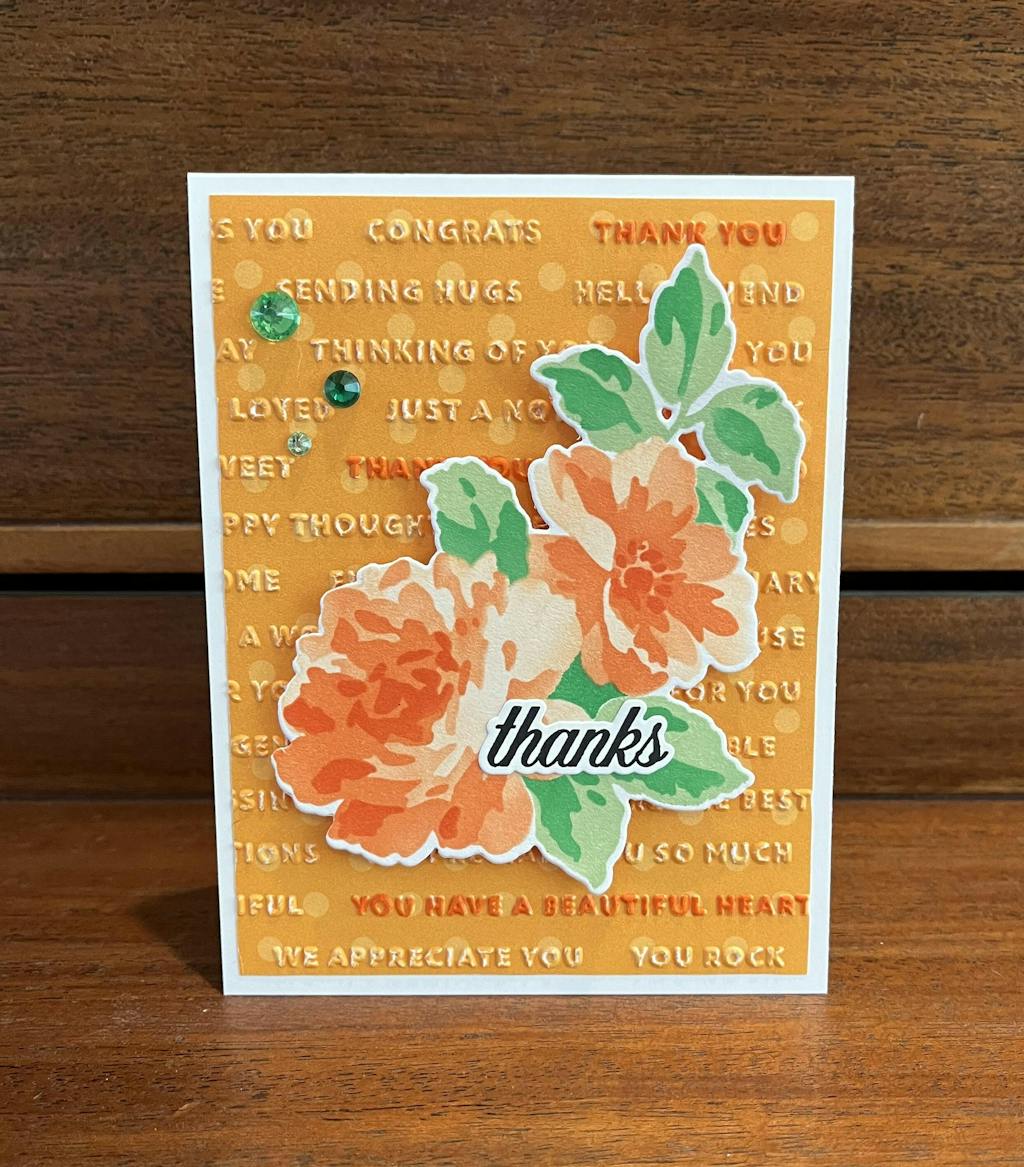 Altenew Raised Sentiments 3D Embossing Folder