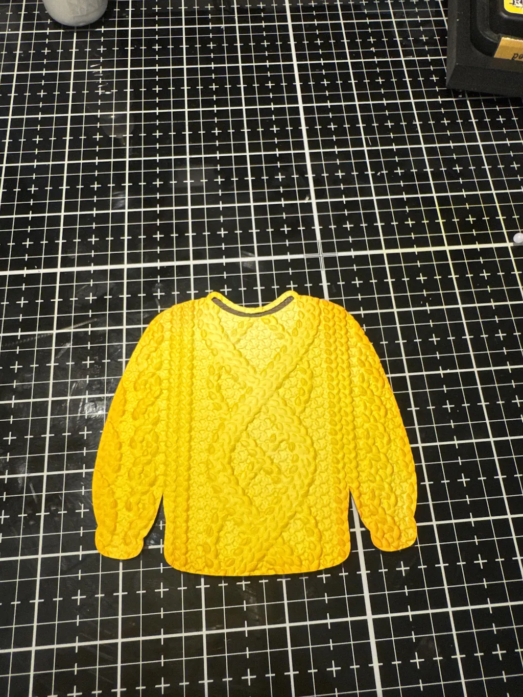 Altenew Cozy Sweater 3D Embossing Folder