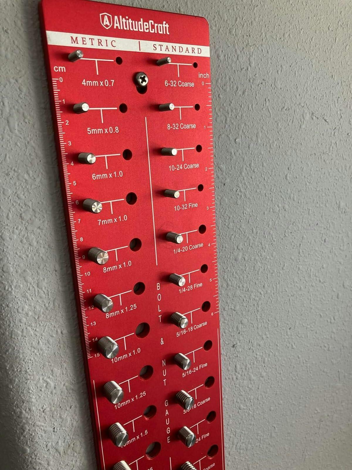 AltitudeCraft Thread Checker: Ultimate Nut & Bolt Identifier Tool