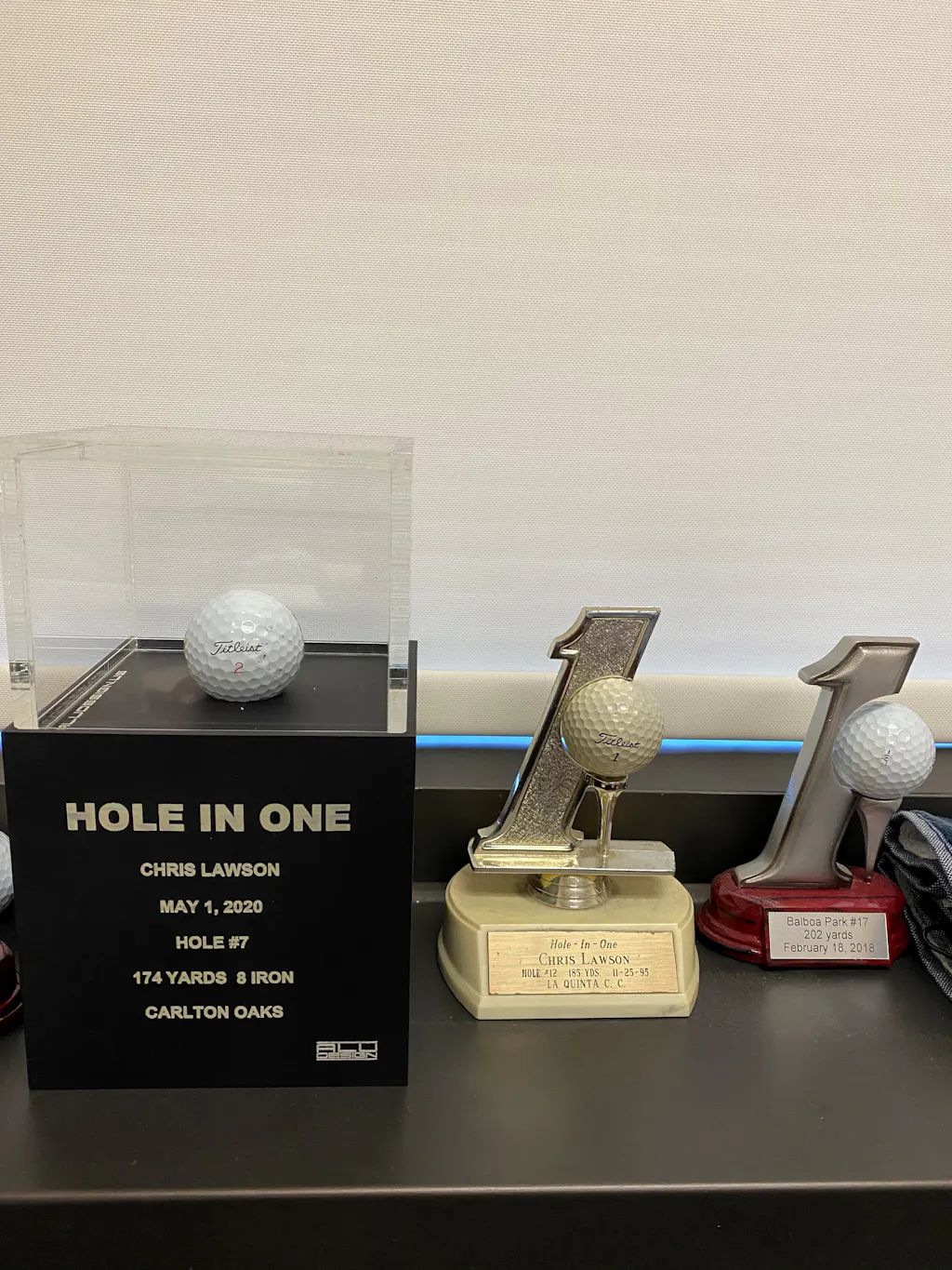 Golf Ball Display Case - Hole in One Golf Ball Case - ALU DESIGN