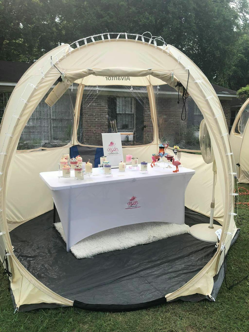 Alvantor Pop Up Vendor Booth Instant Concession Stand Portable Food Tr