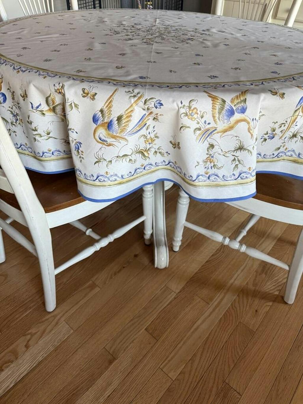 Acrylic Coated French Tablecloth | Olives Sprigs | Amelie Michel
