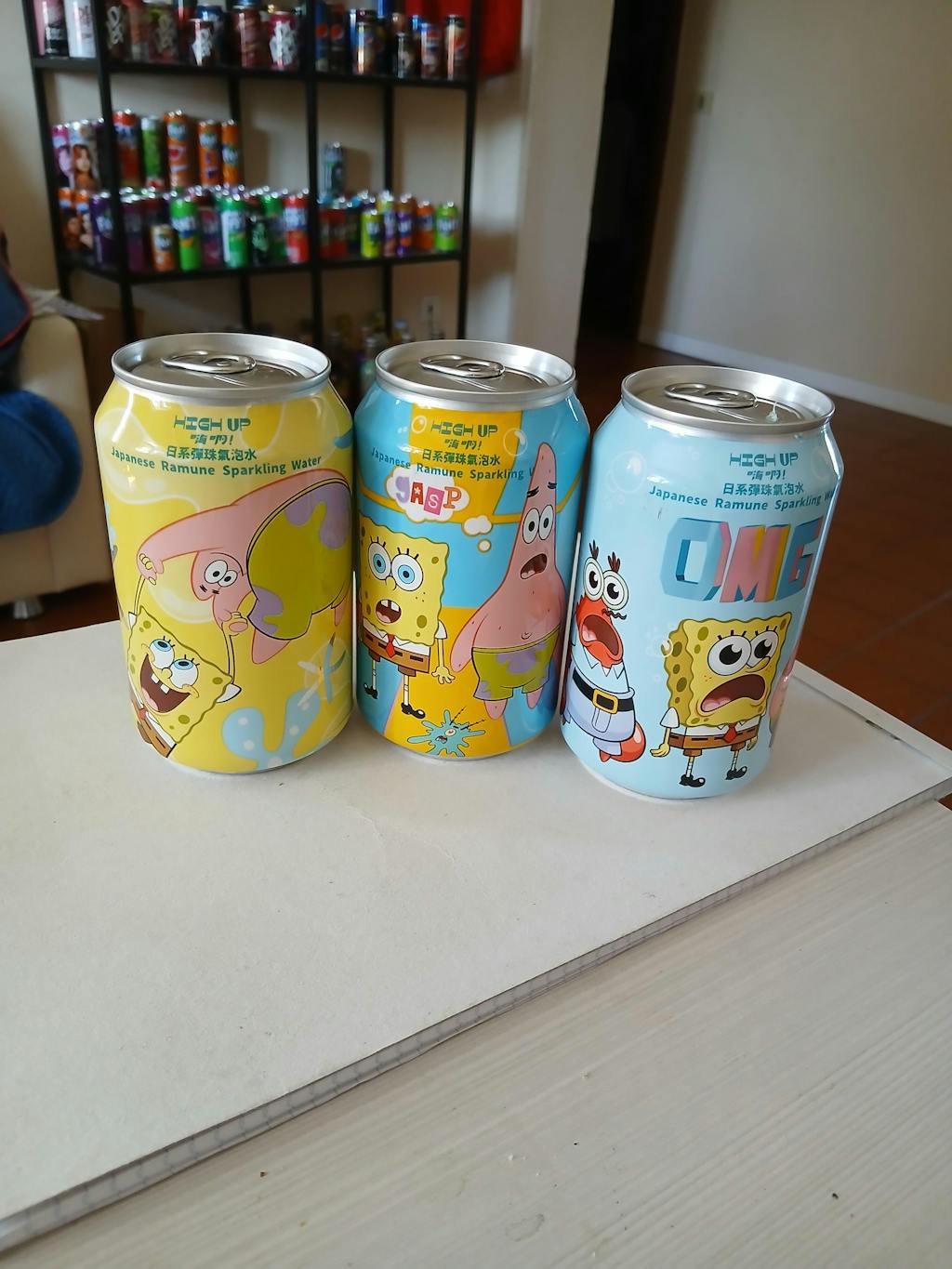 Spongebob Japanese Ramune Sparkling Water - bebida gaseosa con sabor a ...