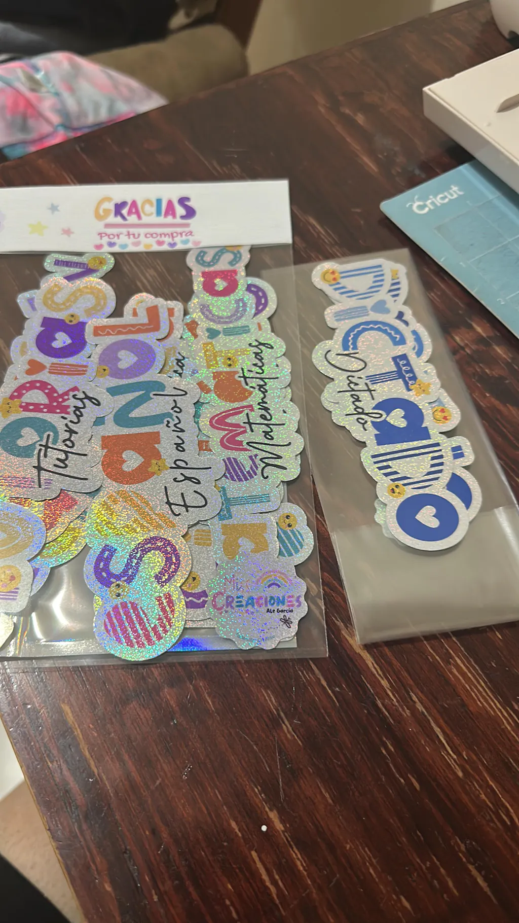 Pack 50 Stickers Virales de Materias Escolares (7 Paletas de Colores ...