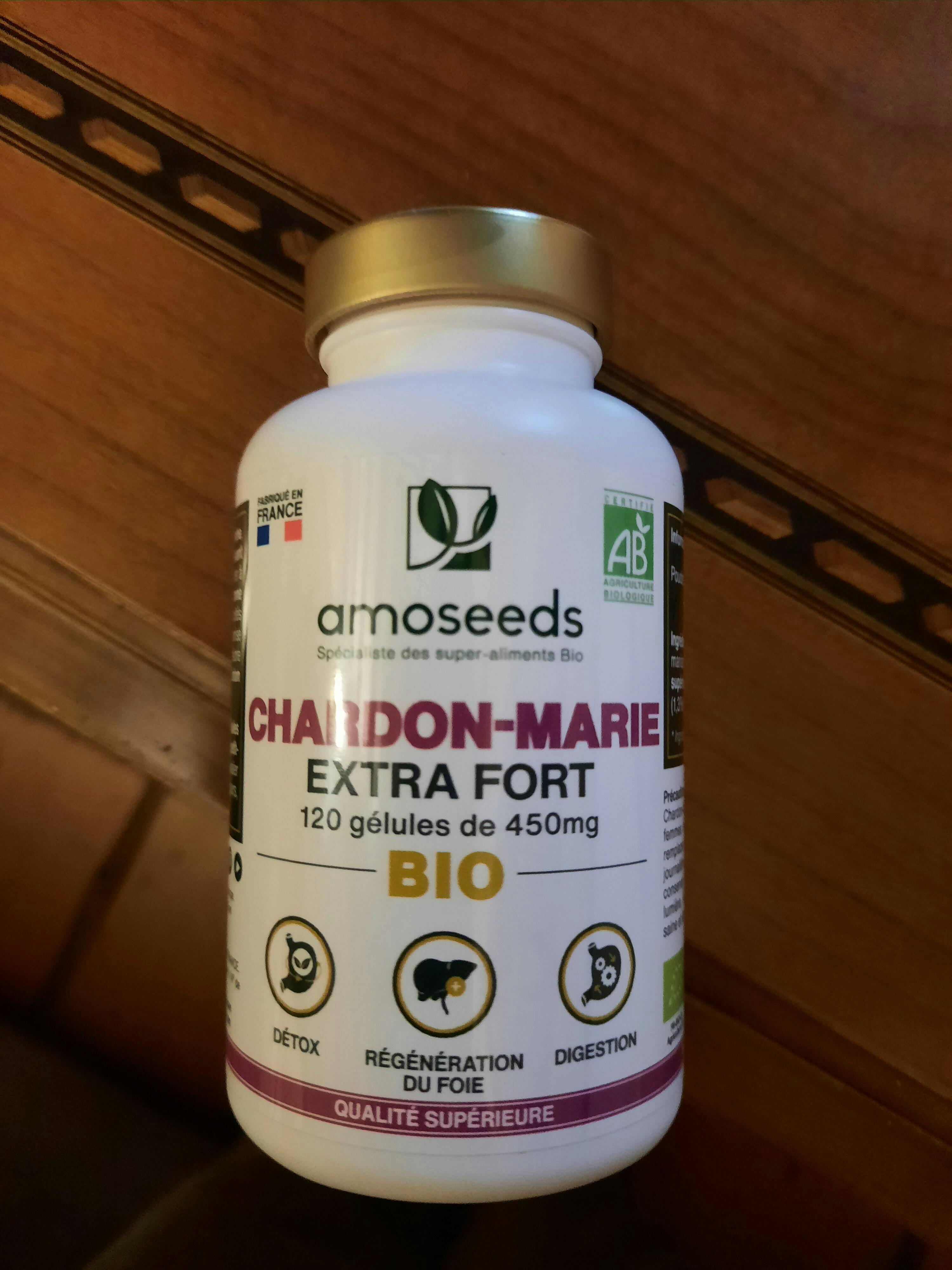 Chardon-Marie Bio, Extra Fort | 120 gélules – amoseeds