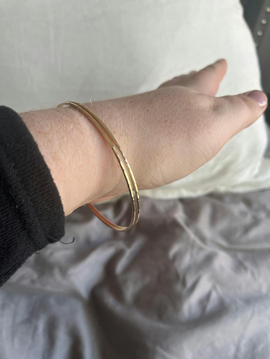 Gold Stacking Bangle – Amy Waltz Designs