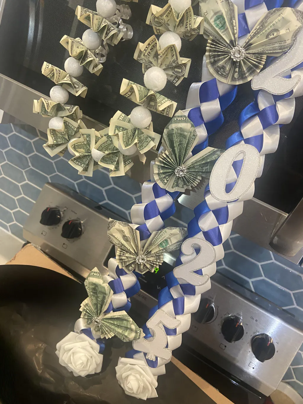Butterfly money graduation lei – AmyRose Crafts