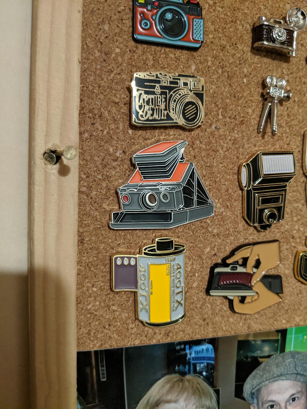 Instant Film Camera - Enamel Pin - Analogue Wonderland