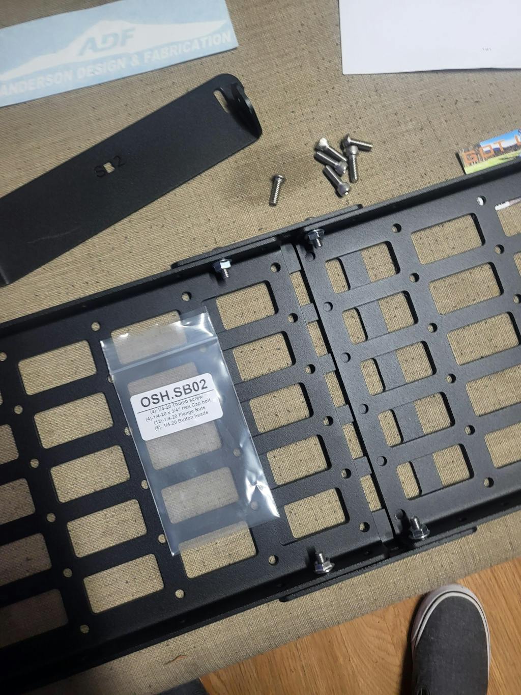 2003-2008 Subaru Forester Headliner Molle Rack – Anderson Design ...