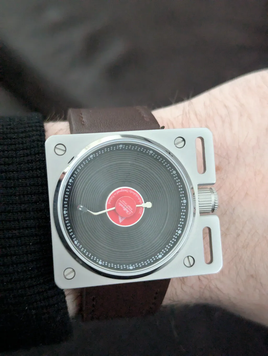 *Pre-Order* Vinyl Record Automatic Watch – AndoAndoAndo