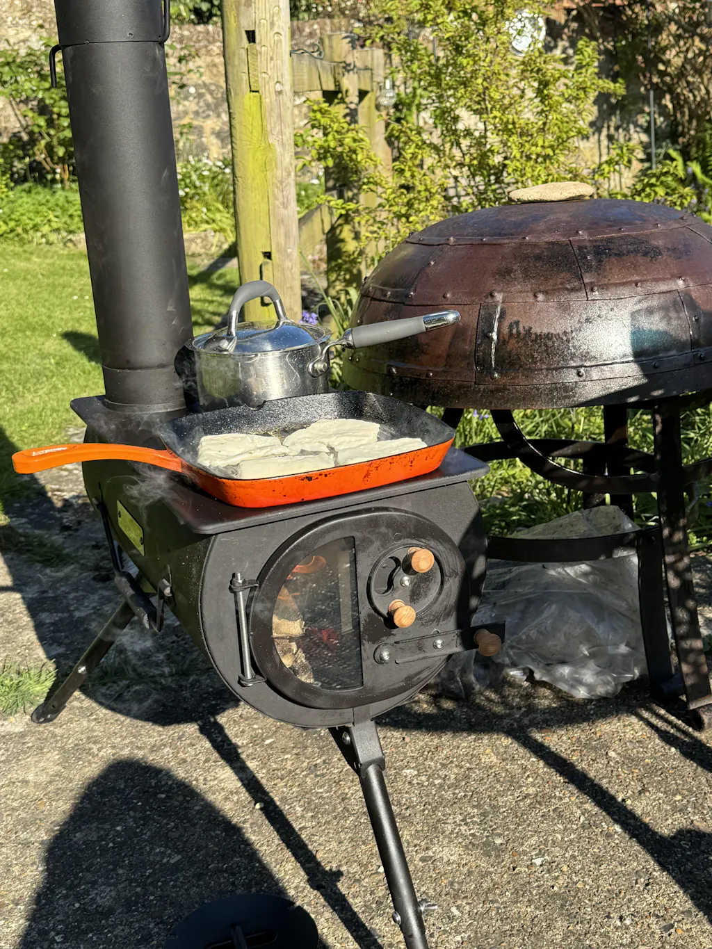The Frontier Plus™ - Outdoor Wood Burning Stove - Anevay Stoves