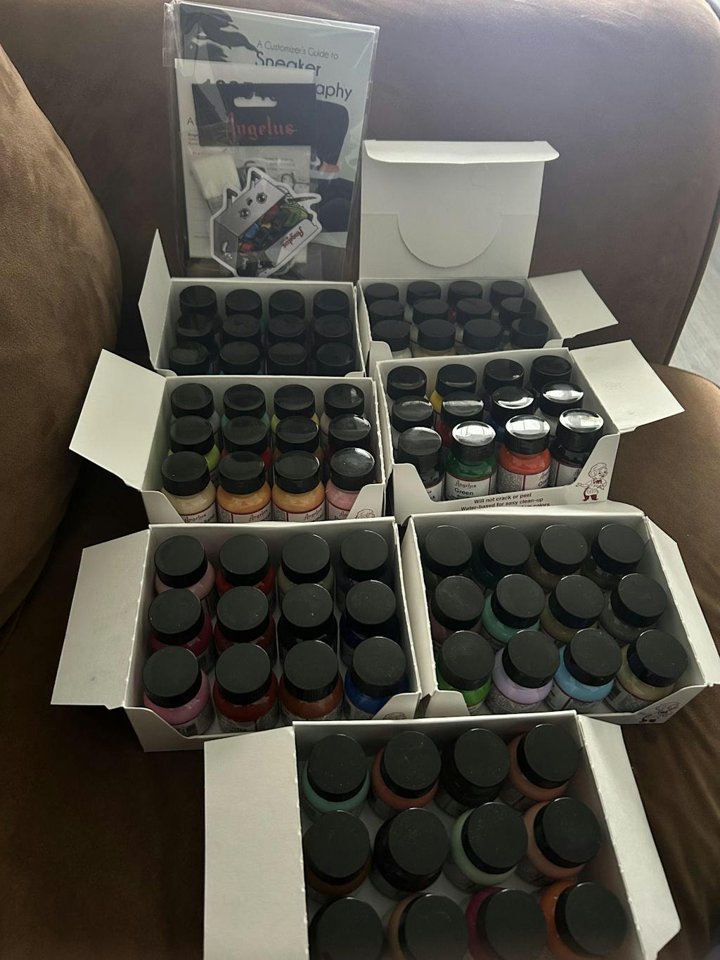 Complete Standard Color Kit - 84 colors | Acrylic Leather Paint Set ...