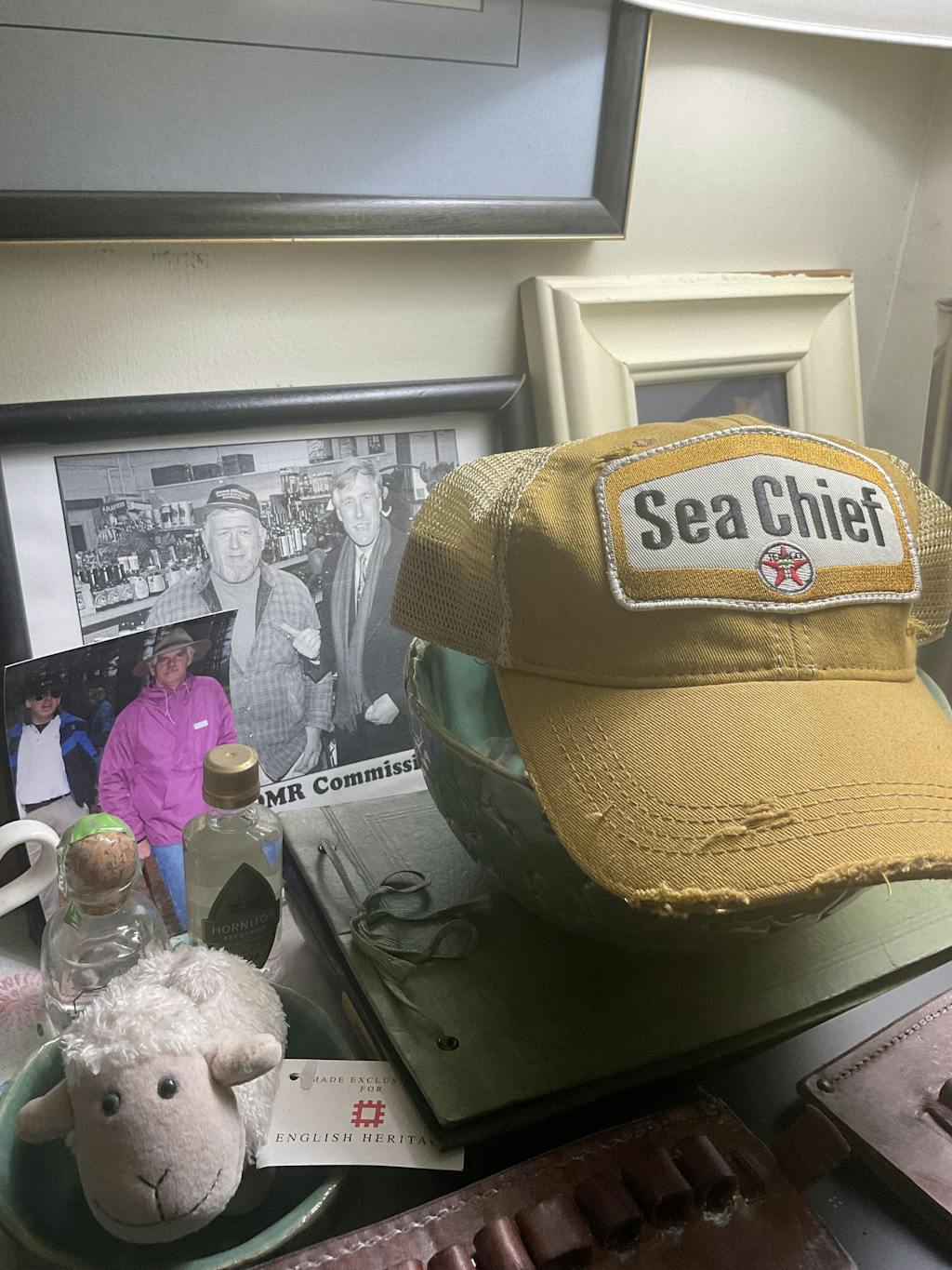 Texaco Sea Chief Hat- Distressed Yellow| Angry Minnow Vintage – Angry ...