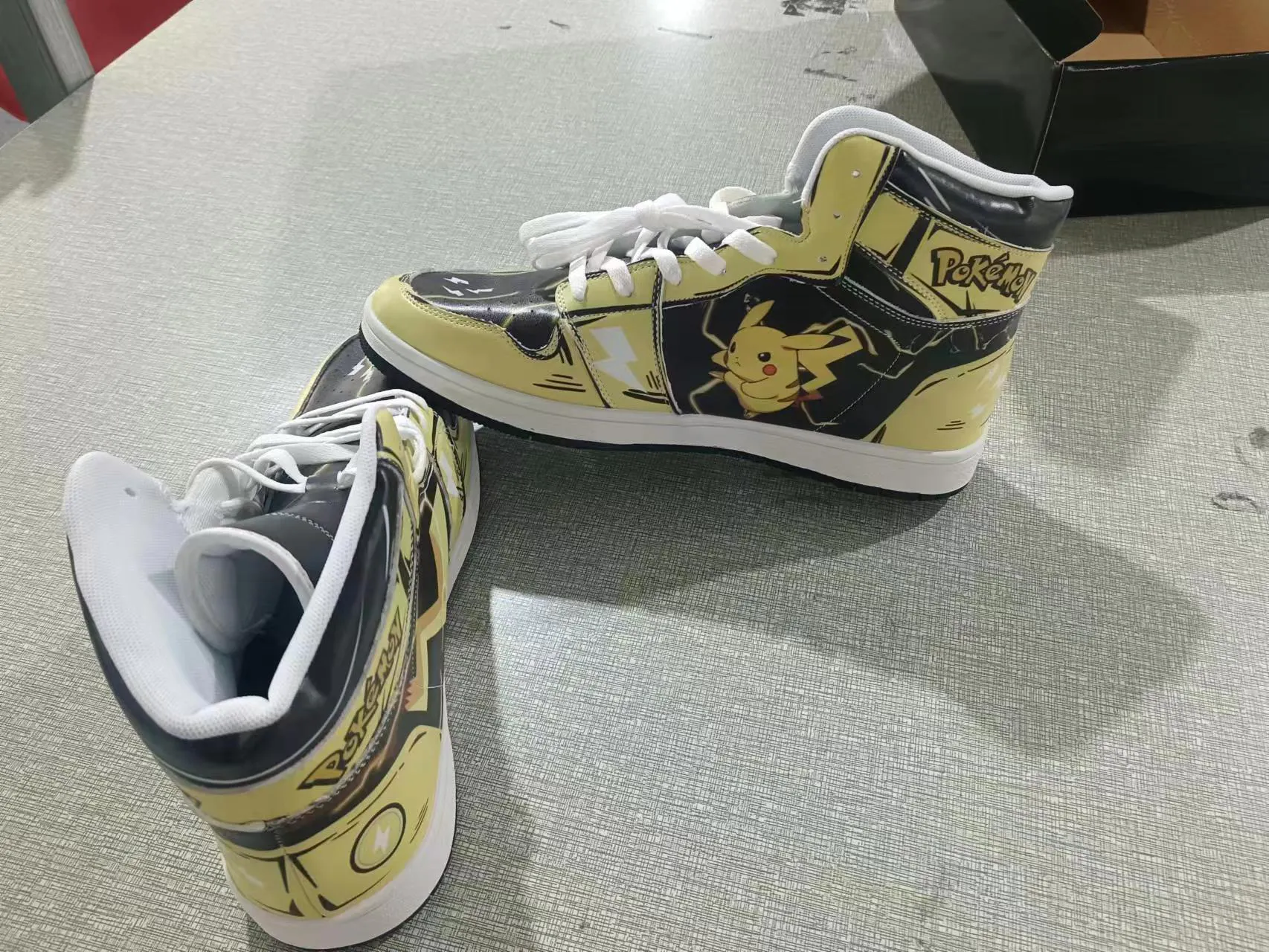 Pikachu Pokemon Mid 1 Basketball Shoes for Kids - AnimeBape