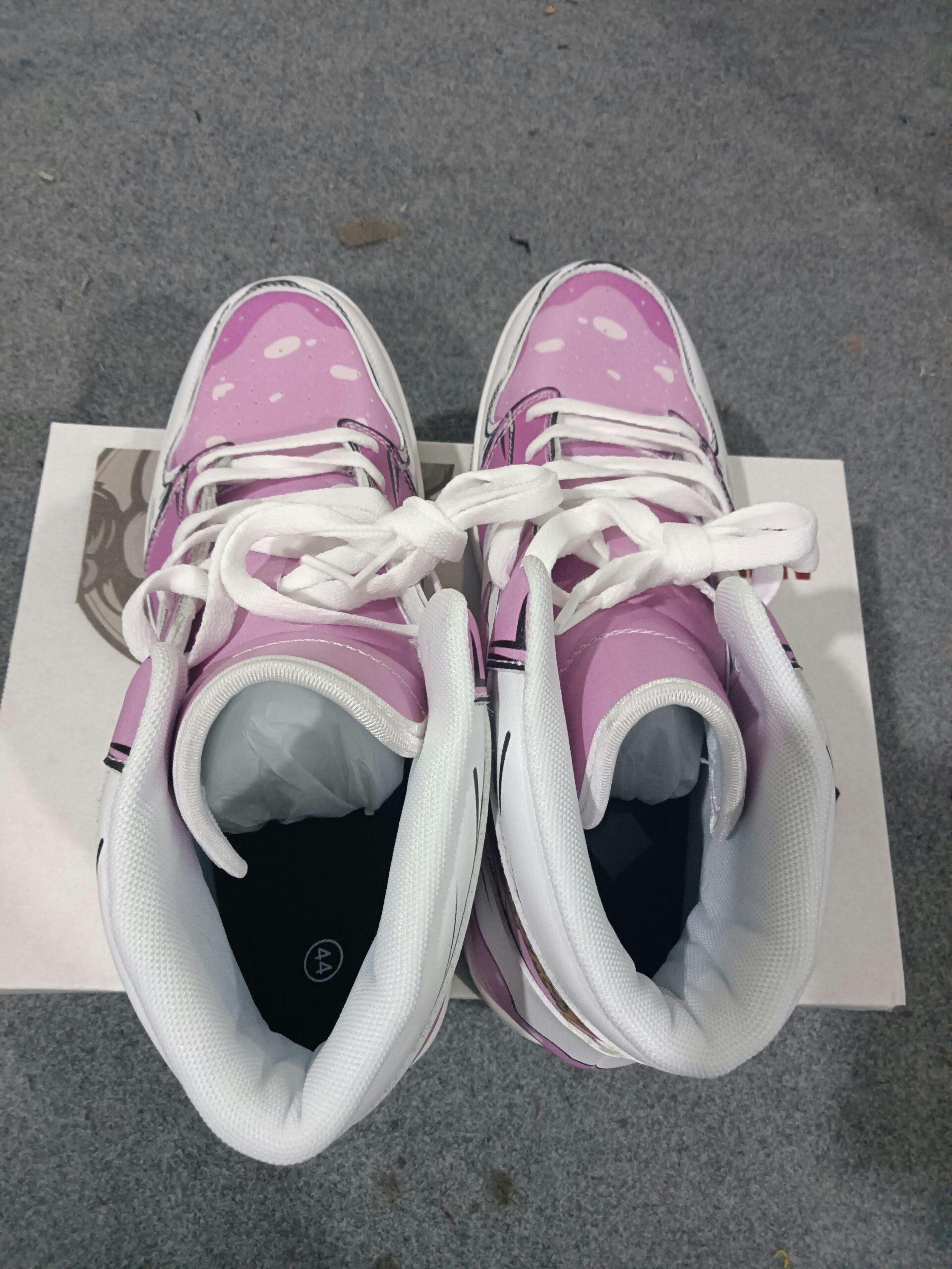 Ditto Pokemon Mid 1 Basketball Shoes for Kids - AnimeBape