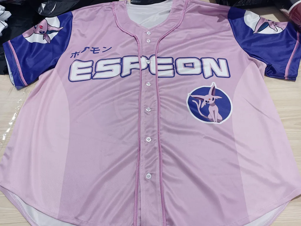 Espeon Eeveelution Pokemon Baseball Jersey - AnimeBape