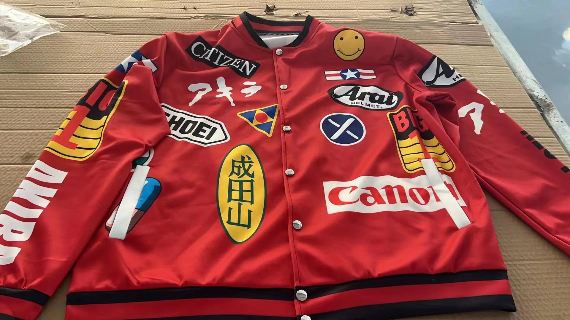 Bike Decals Akira Varsity Jacket - AnimeBape