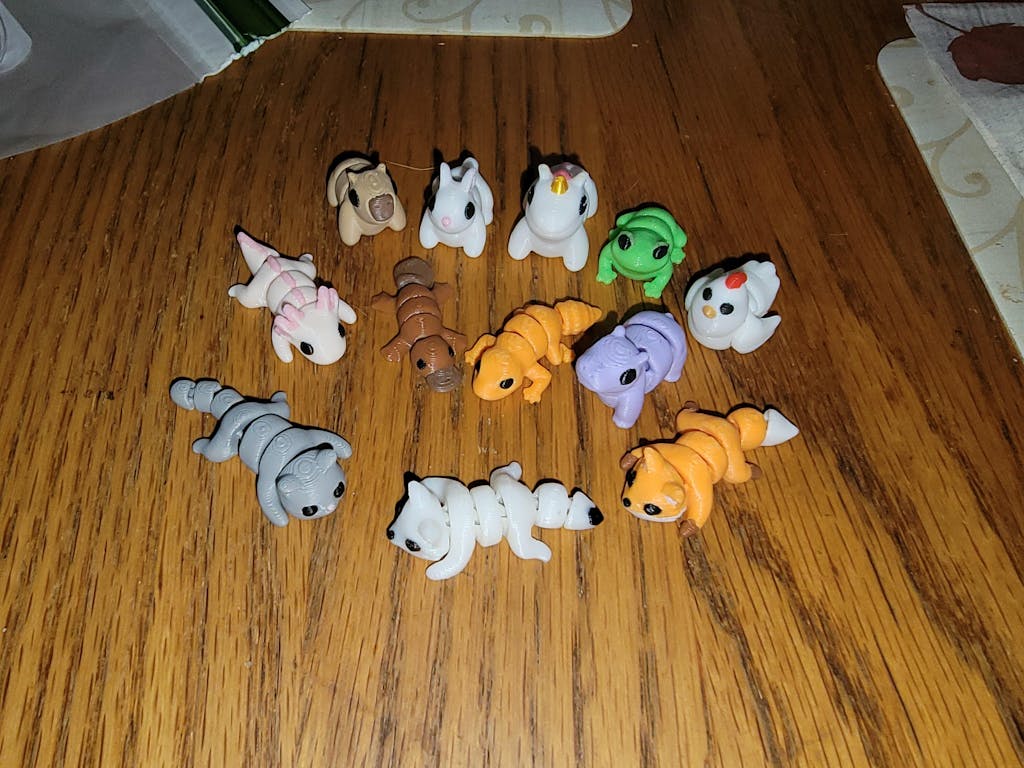 Mini Animals (Small) - Micro Minis | Pick Your Own | Articulated Fidge – Animon Studios