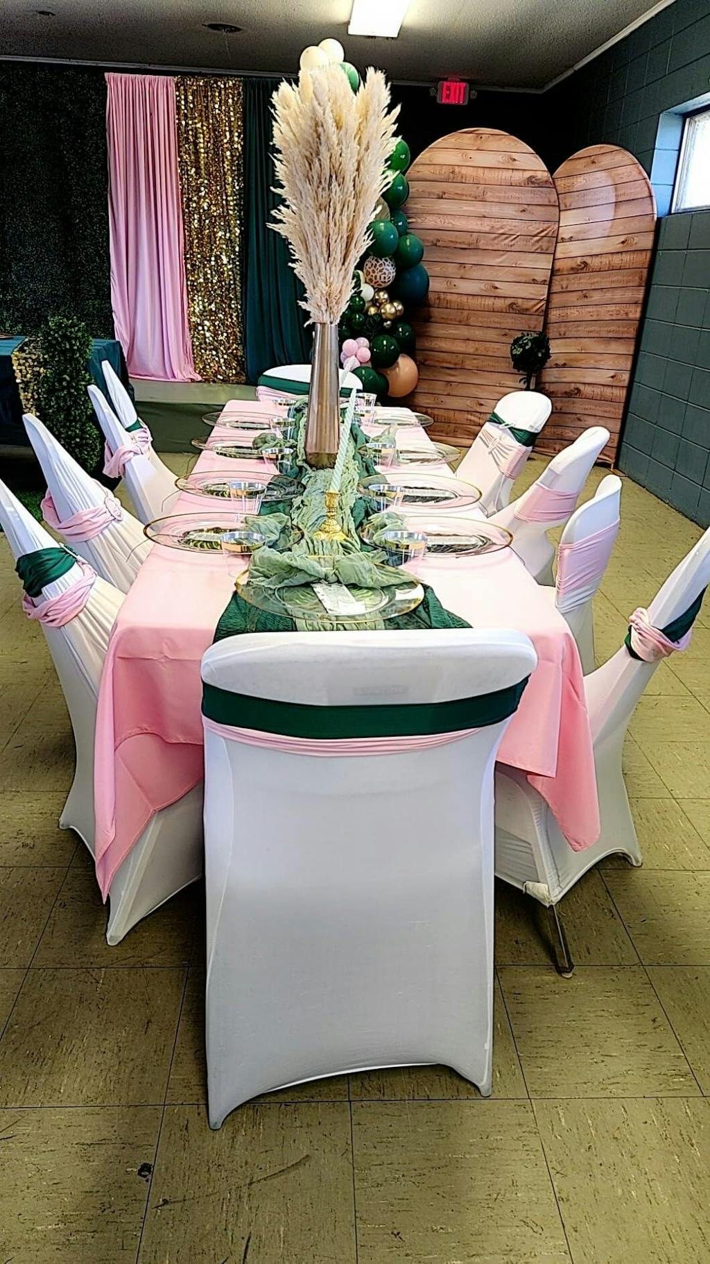 Aperturee Wood Arch Cover Spandex Stretch Fabric Backdrop - Aperturee