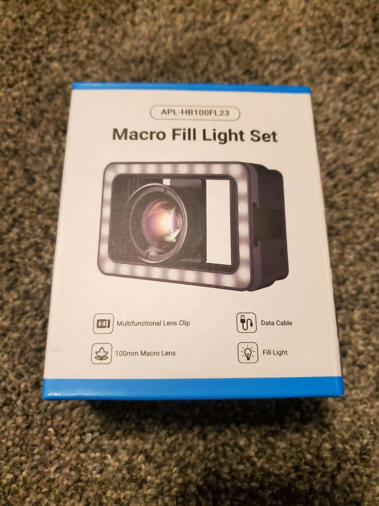 Apexel New 3 in 1 Mobile Phone Lens Clip and 100mm Macro Lens Kit with ...