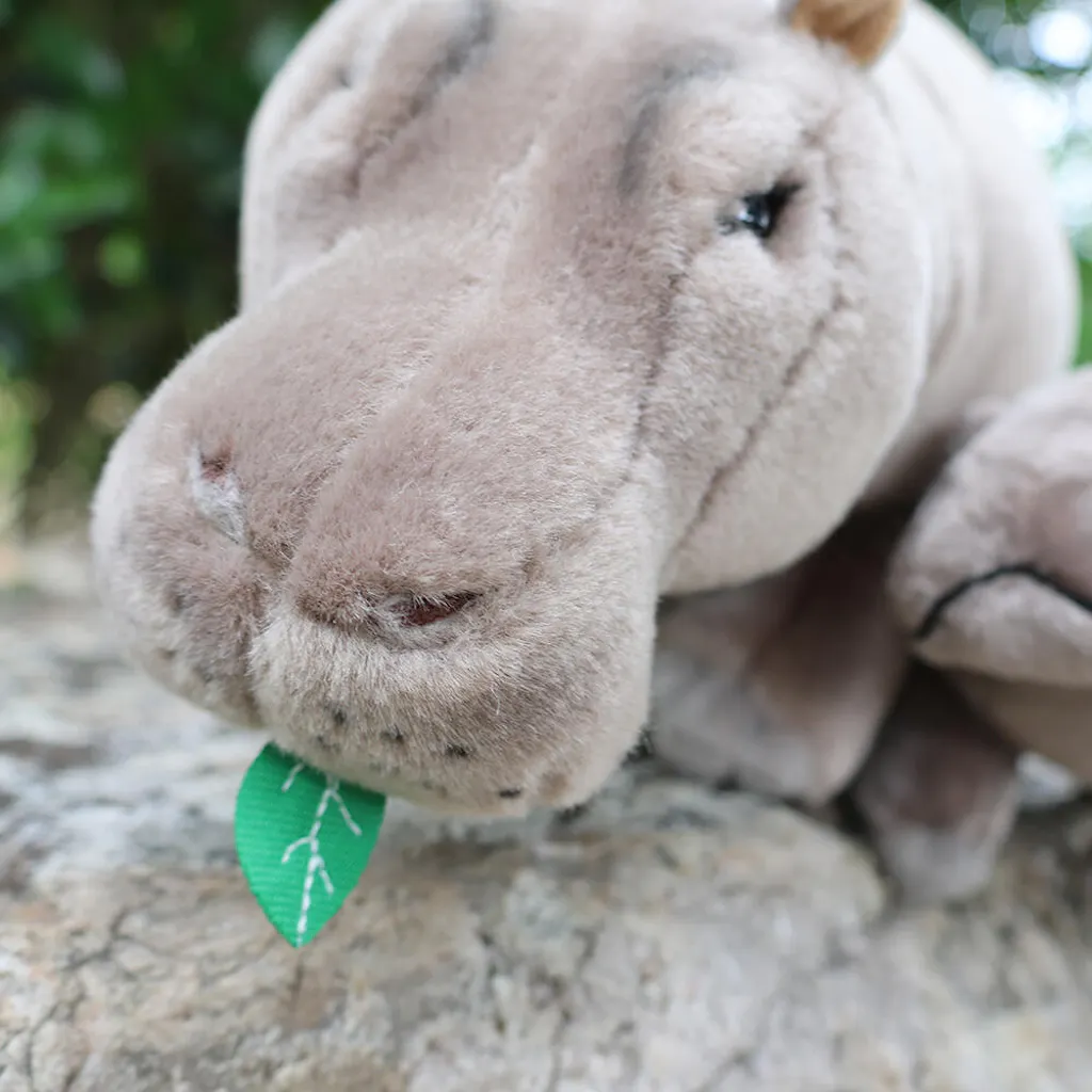 Moo Deng Plushie Set: Internet's Favorite Baby Pygmy Hippo and Mom - V ...