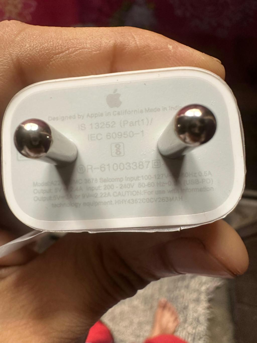 Apple Original 20W Adapter For iPhones / 20W Original Charger – Aprozone