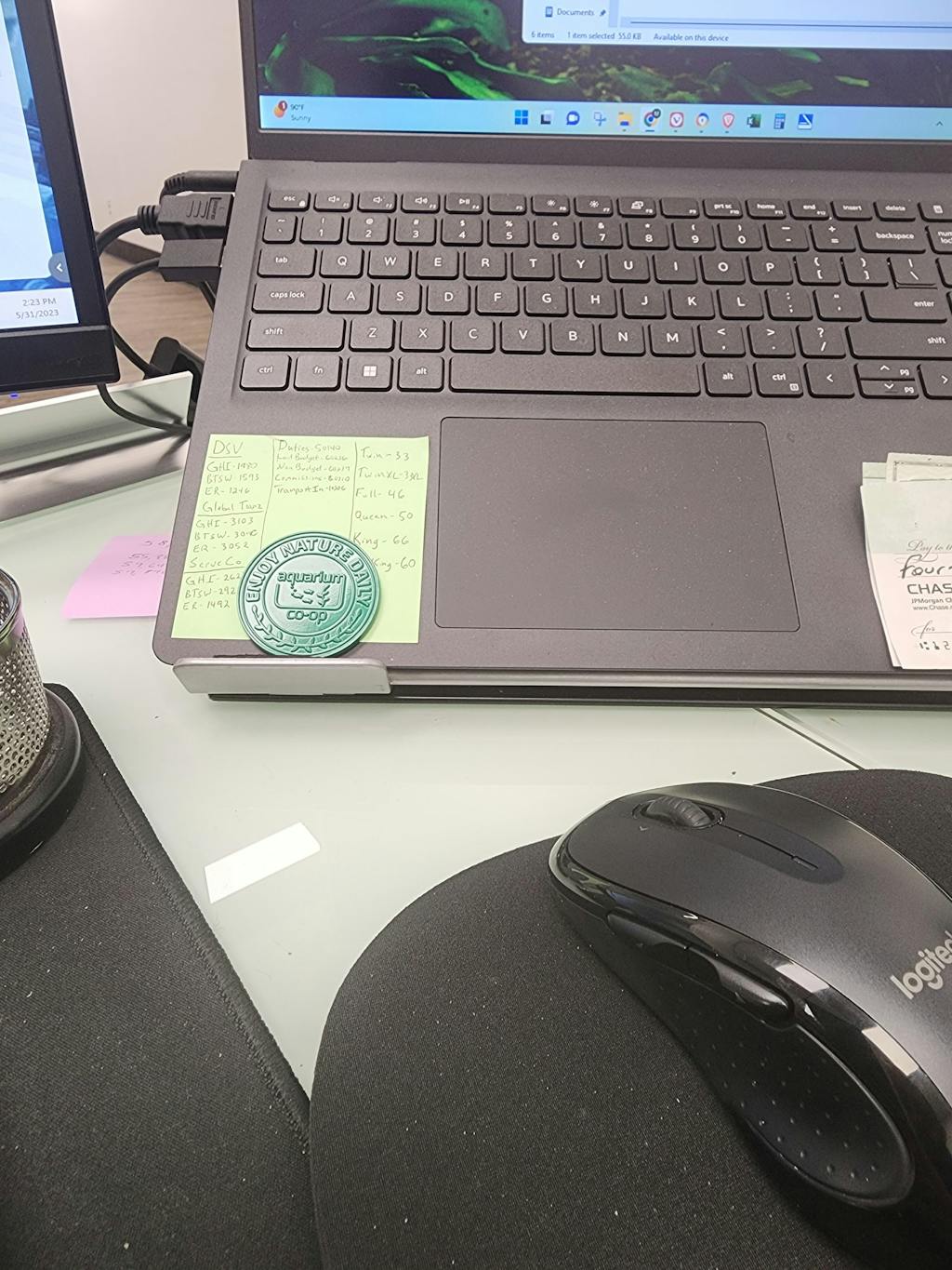 "Enjoy Nature Daily" Collectable Coin | Aquarium Co-Op Merchandise