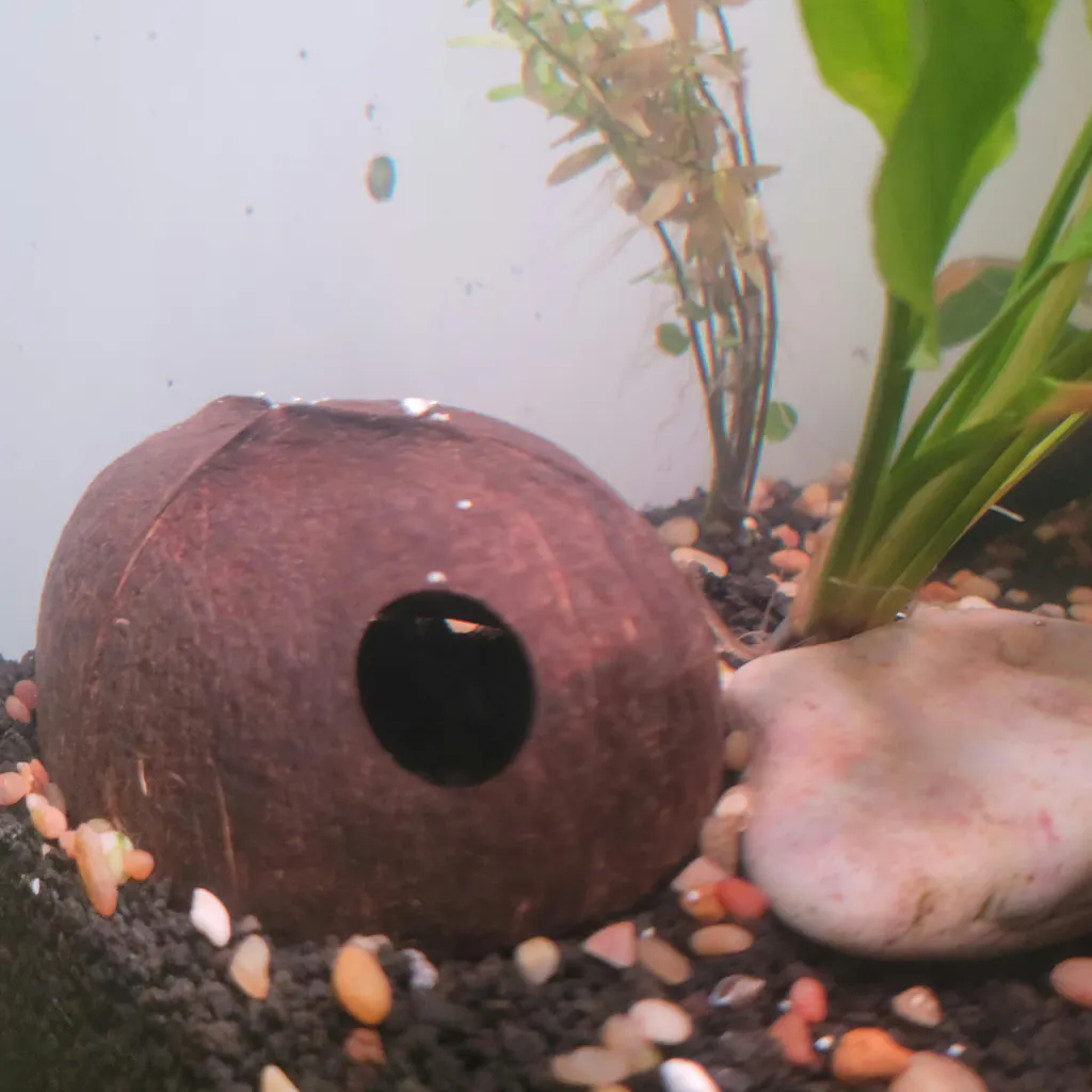 Coconut Hut | Fish Tank Decoration | Natural Cave for Aquarium Fish ...