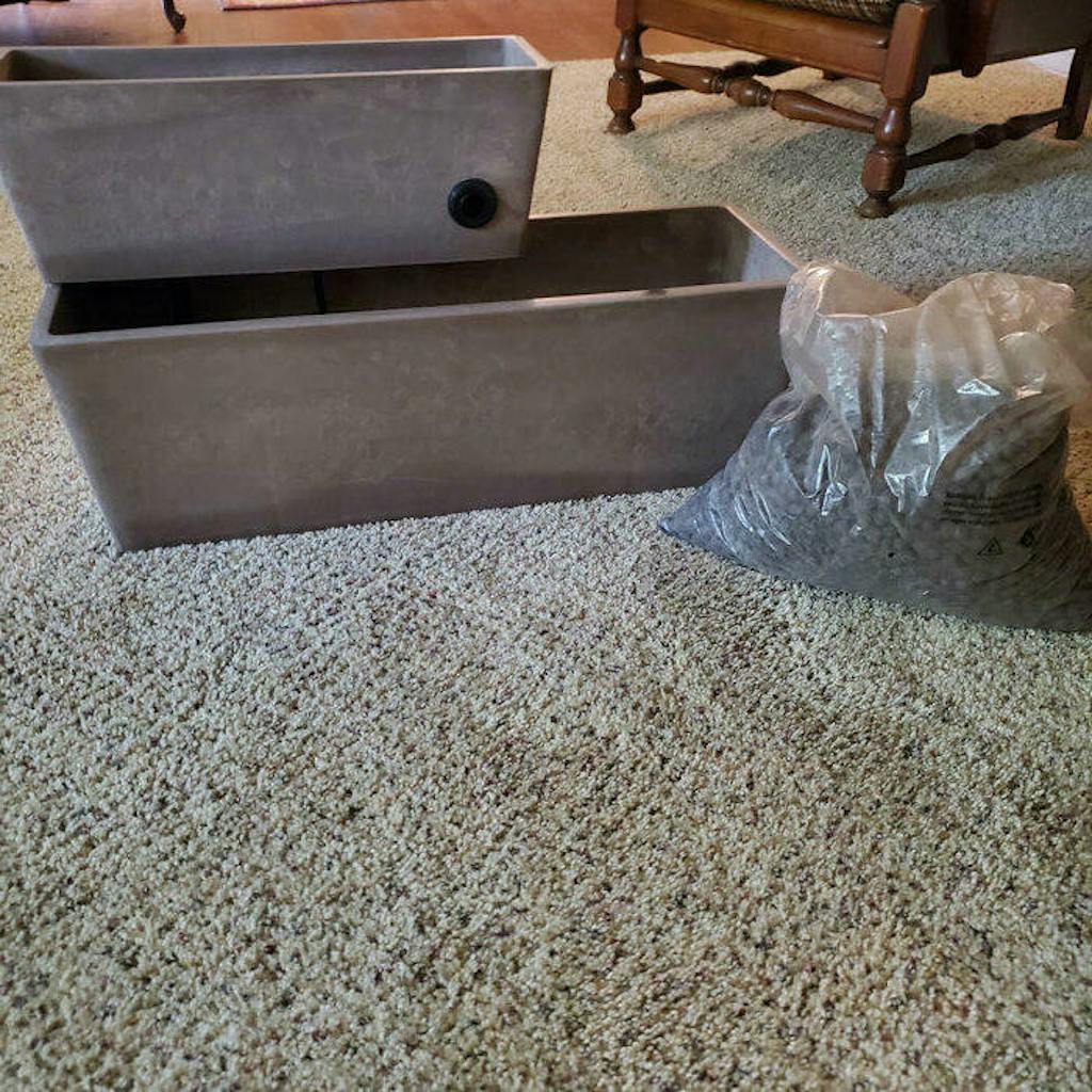 Aquaponics Hydroponics Garden Kit - AquaSprouts Fountain Pond System