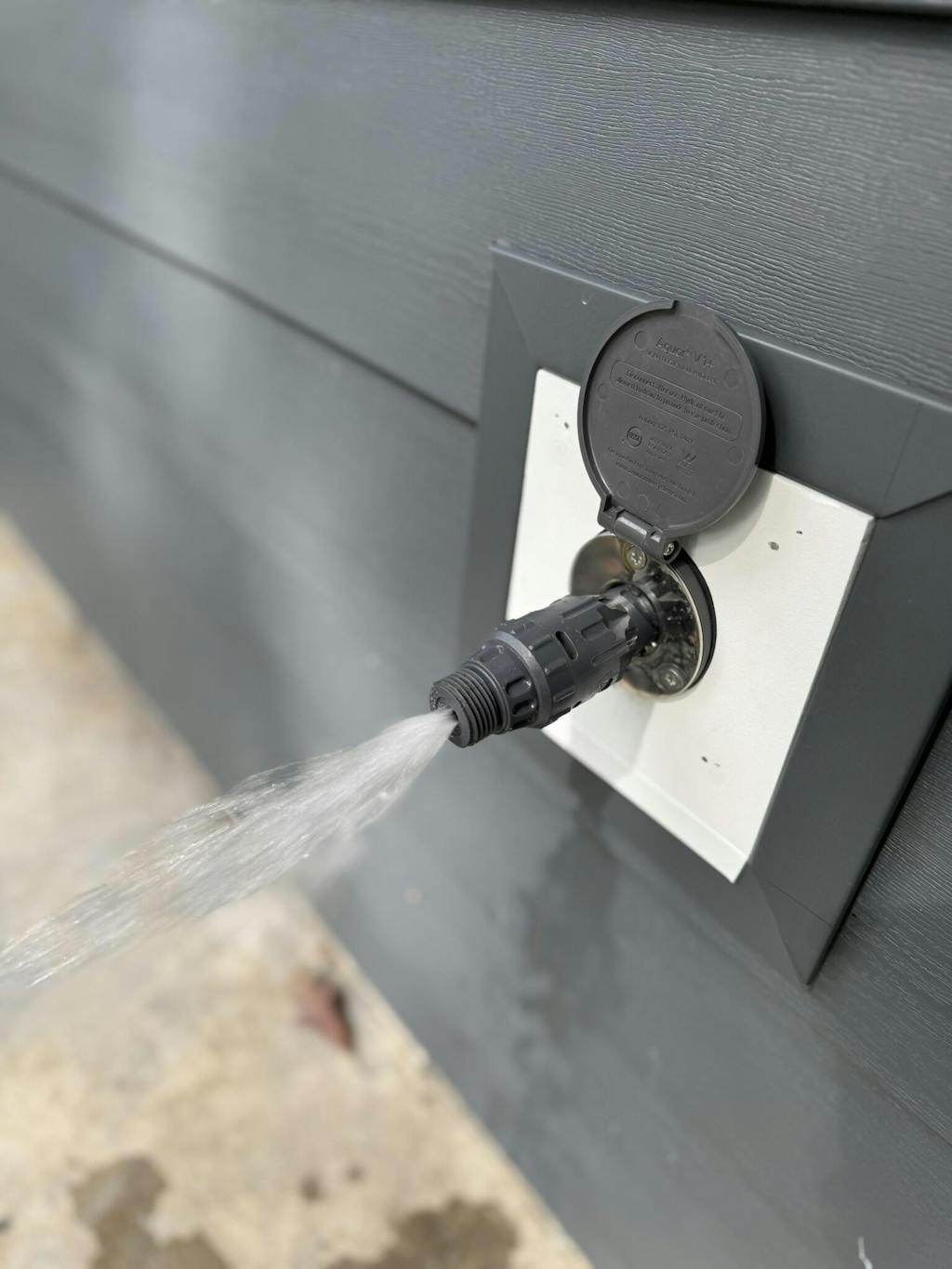 V1+ Slate Gray House Hydrant | Aquor Water Systems
