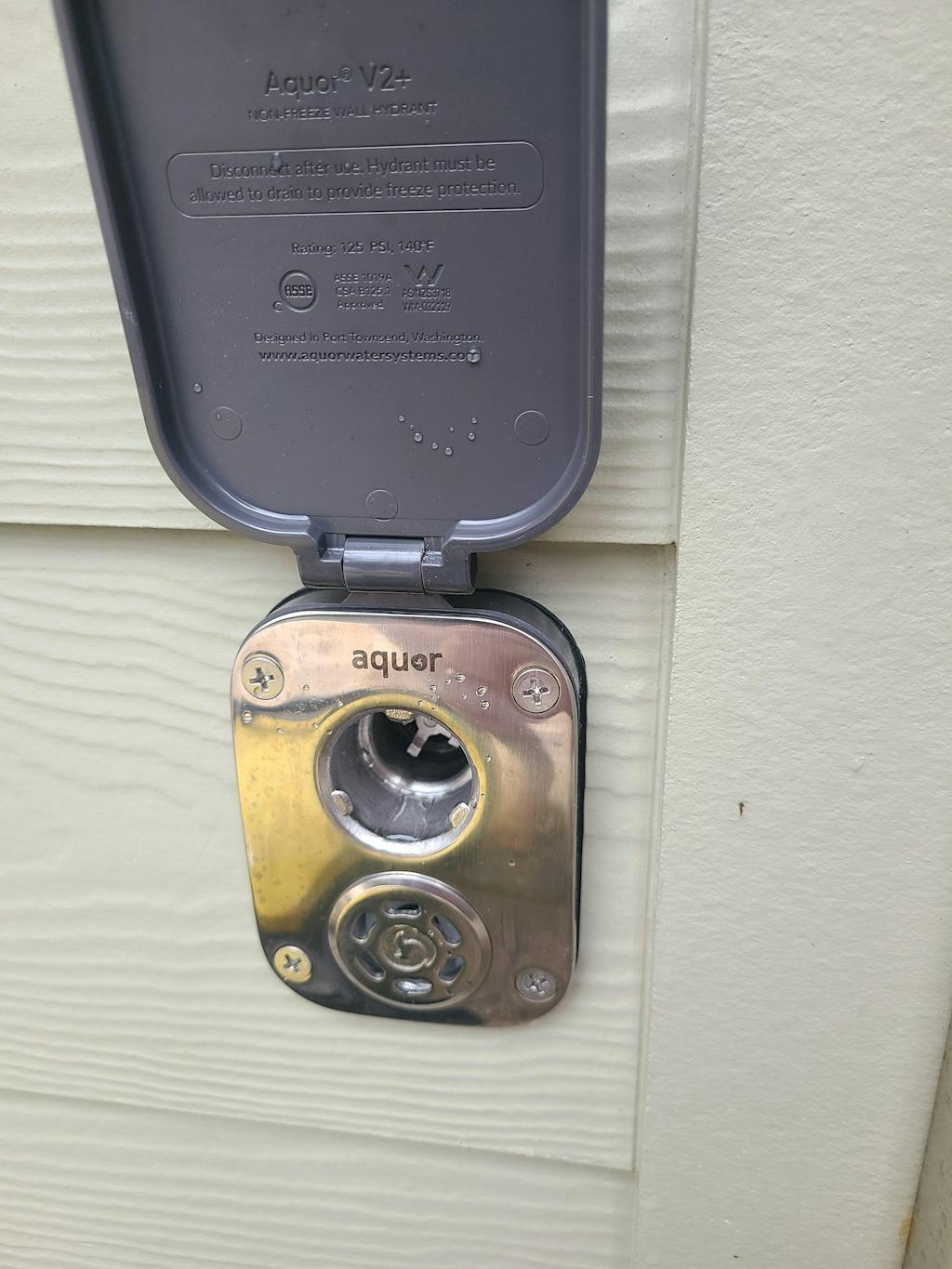 V2+ Slate Gray House Hydrant | Aquor Water Systems