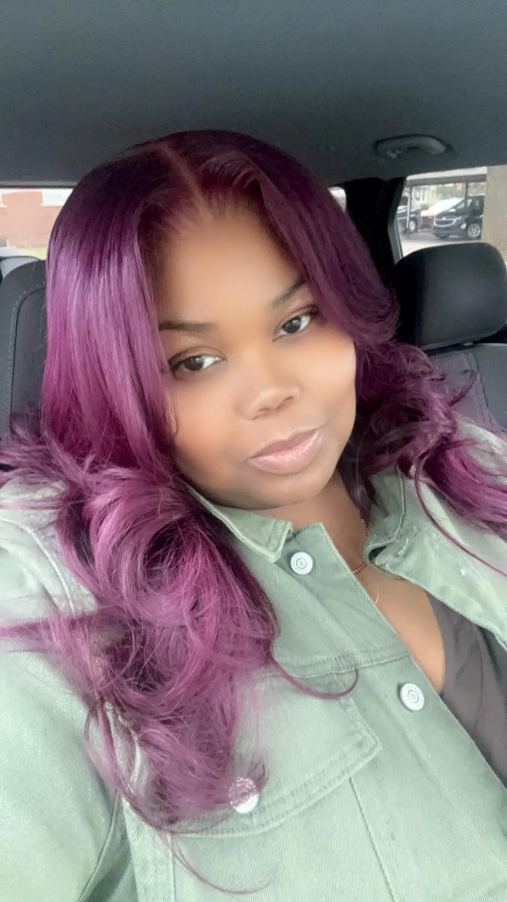 Sugar Plum Color Body Wave 13x4/6x5 Pre-Cut Lace Front Glueless Human ...