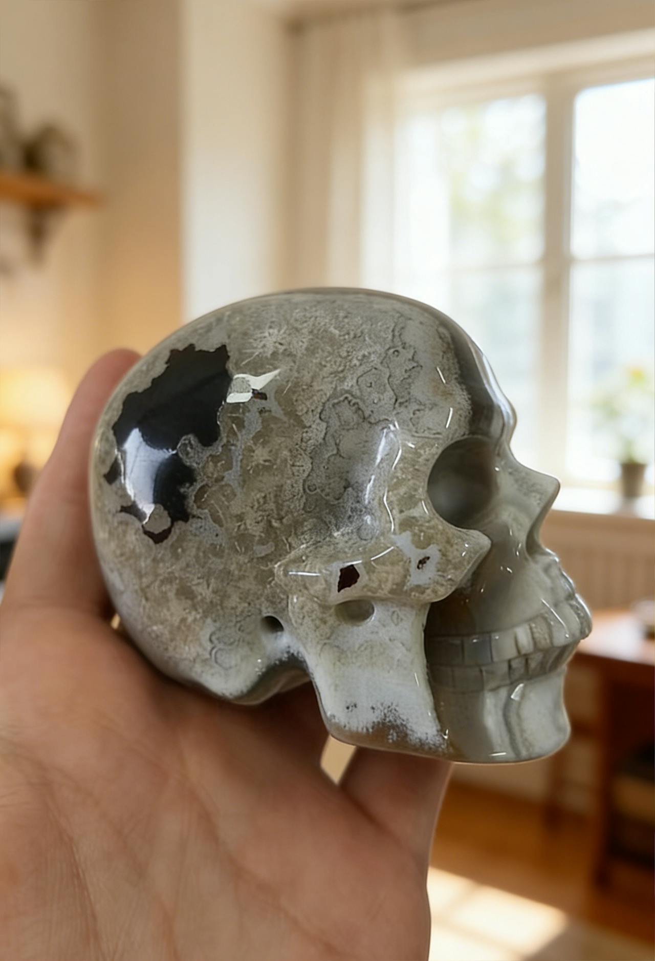 3 Inch Red Crazy Lace Agate Crystal Skull – Arcane Skull