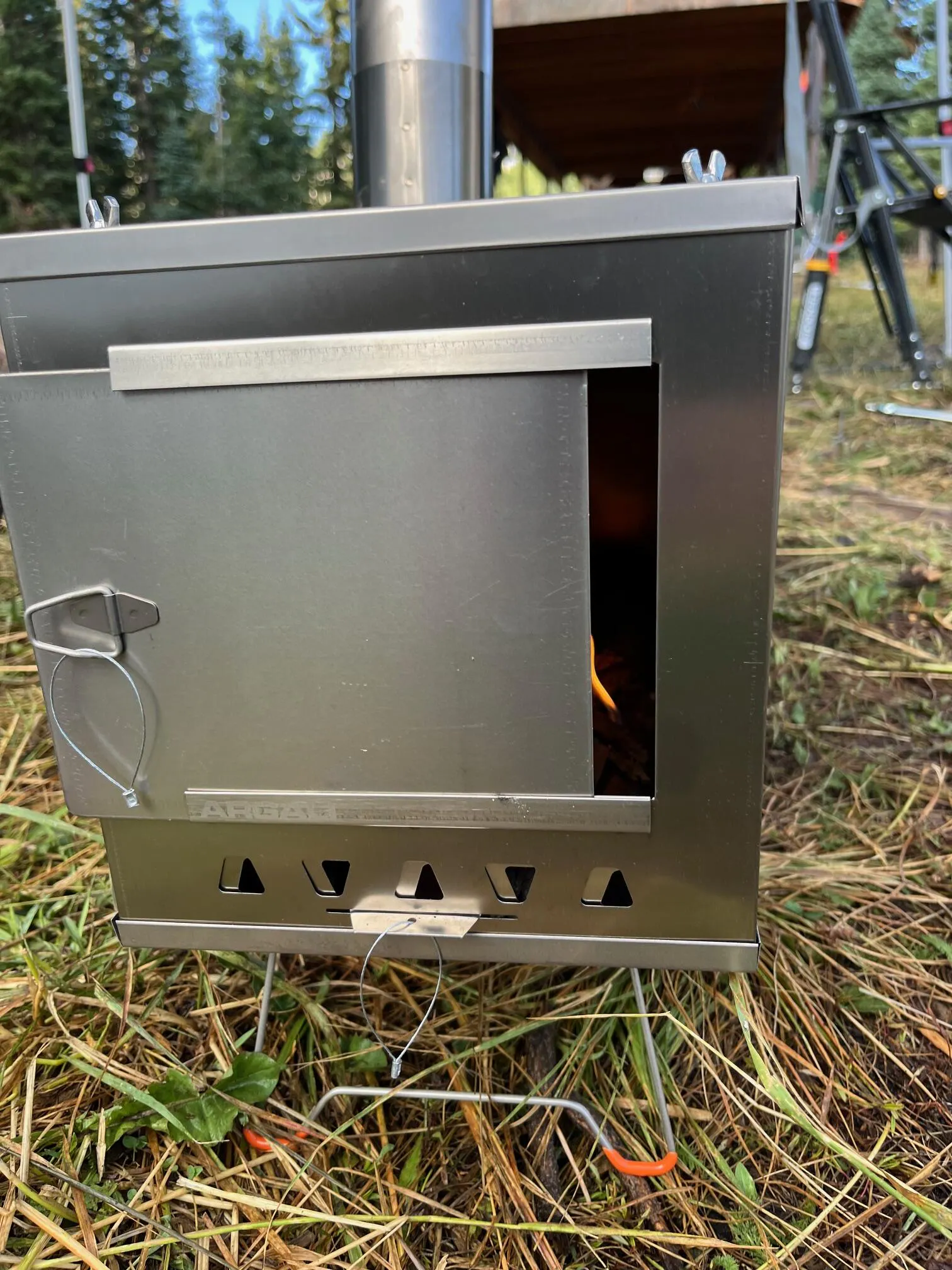 Argali Skyline Ti Titanium Wood Stove | www.argalioutdoors.com