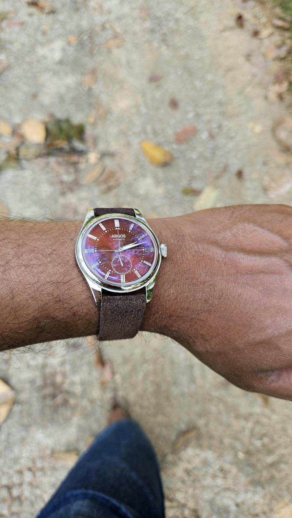 Argos Apollo III - Onyx Black Gold with Leather Strap – Argos Watches