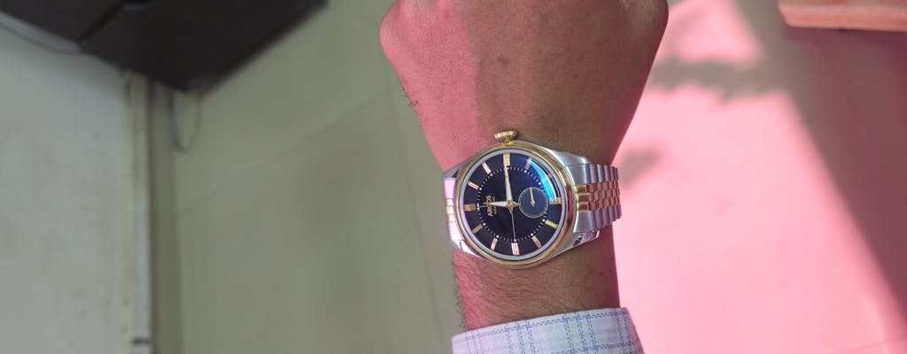 Argos Apollo III - Onyx Black Gold with Leather Strap – Argos Watches