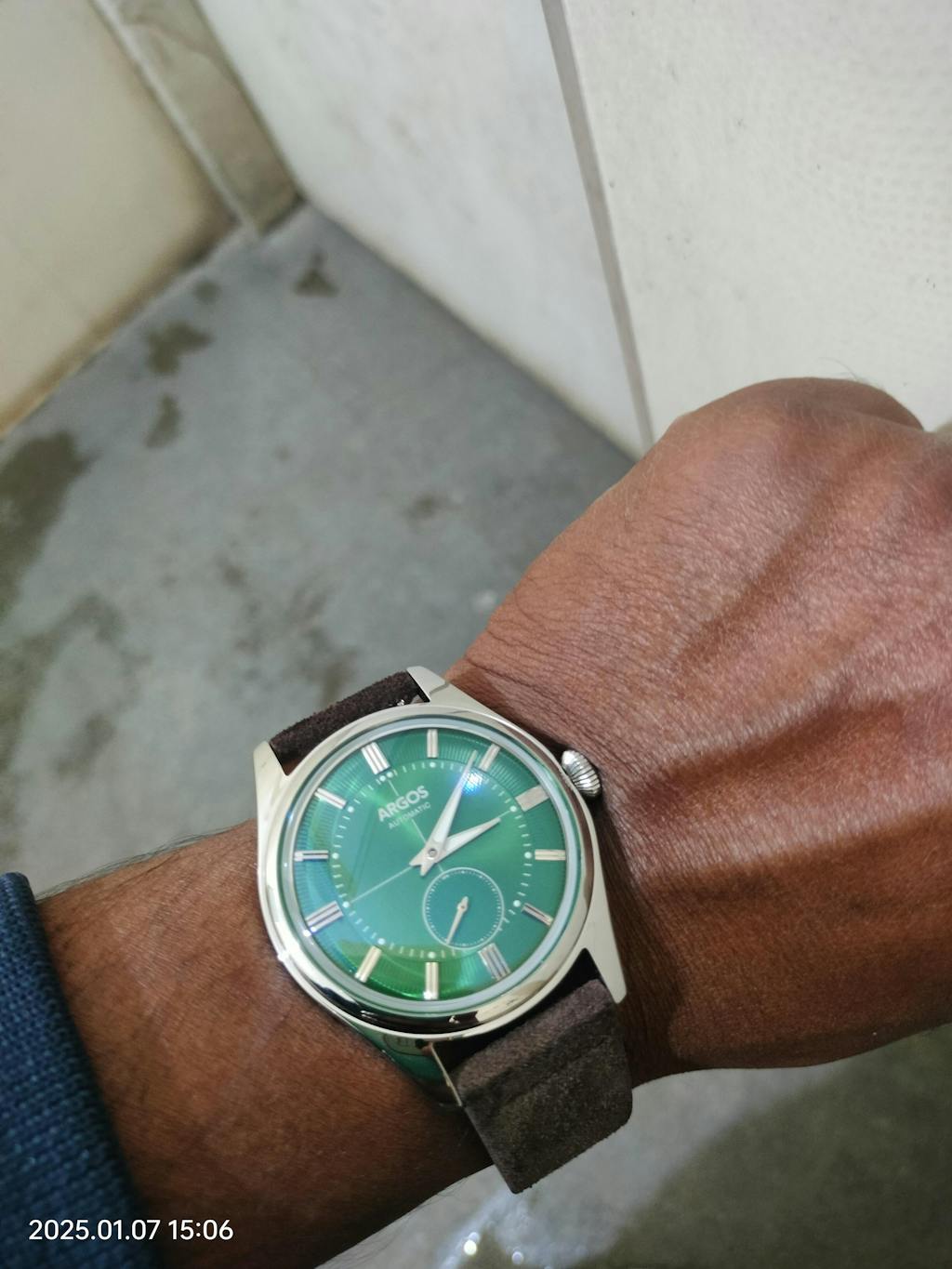 Argos Apollo III - Onyx Black Gold with Leather Strap – Argos Watches