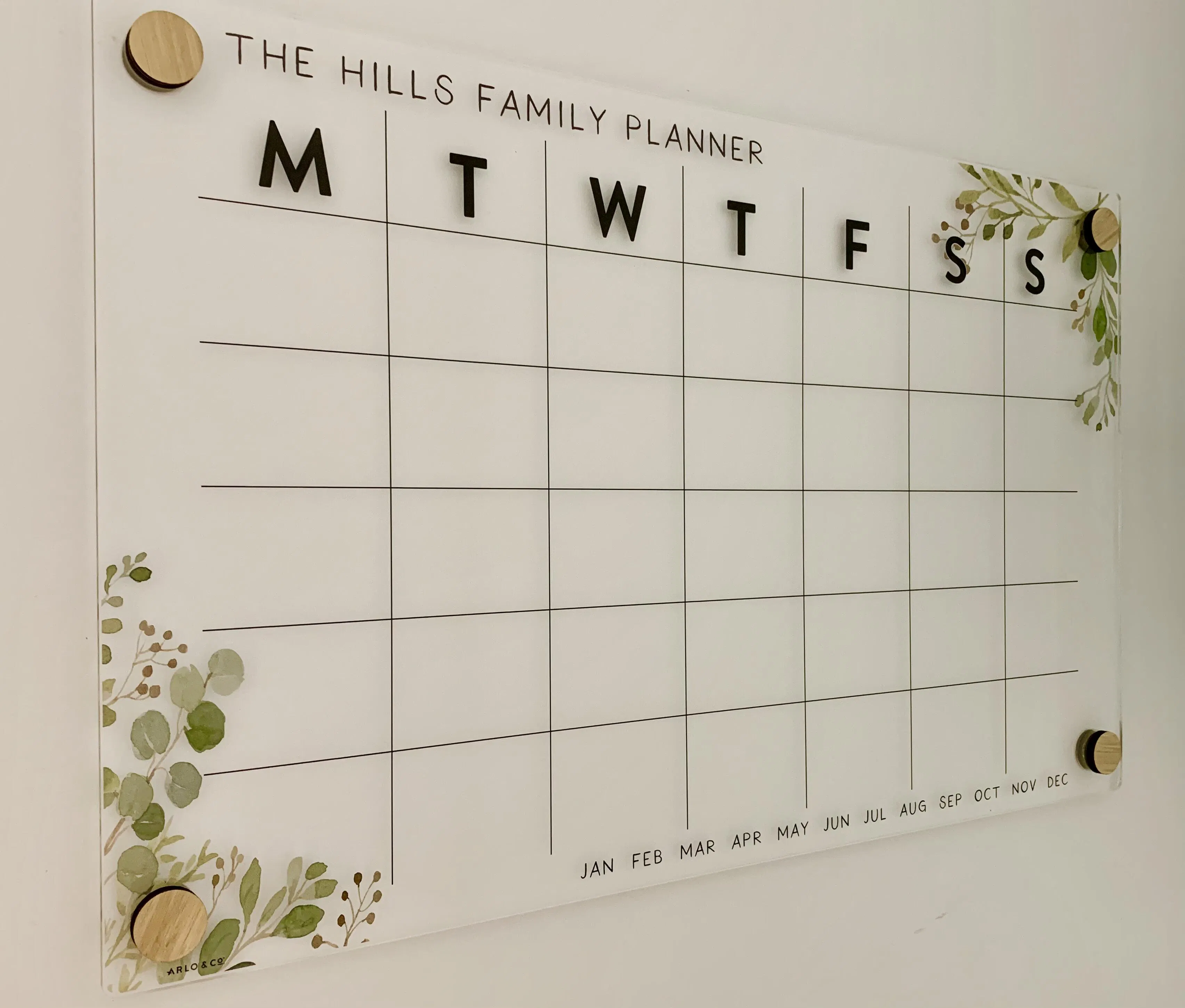 Monthly Family Planner - Eucalyptus Design | Arlo & Co