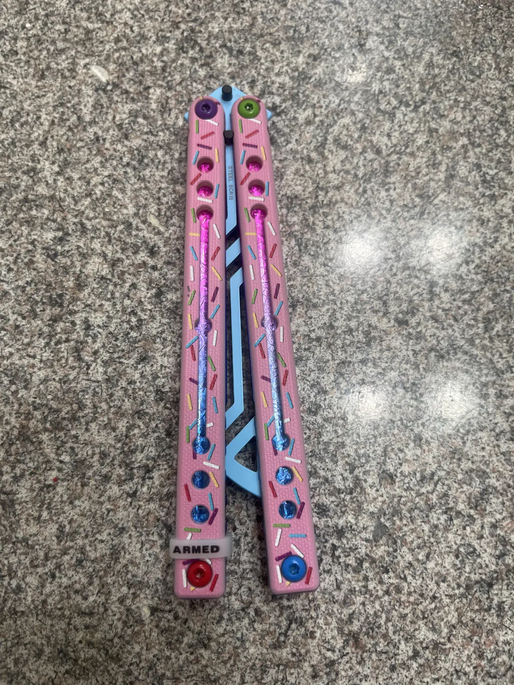 Armed Shark Nautilus V2 7075 Balisong Butterfly Trainer Knife