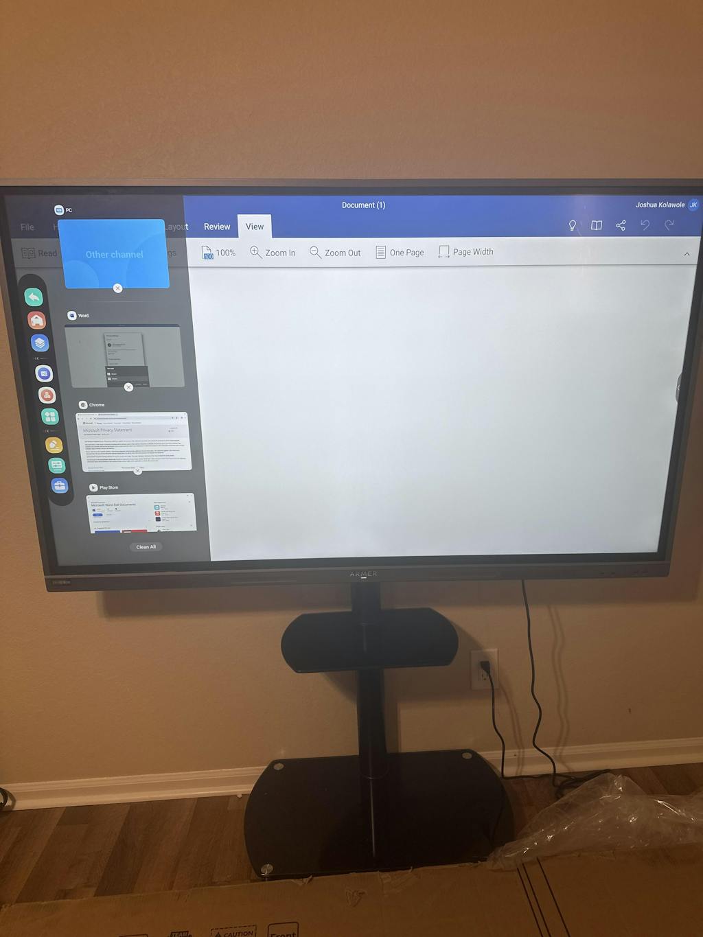 Armer: Smart Interactive Whiteboard for Business and Education